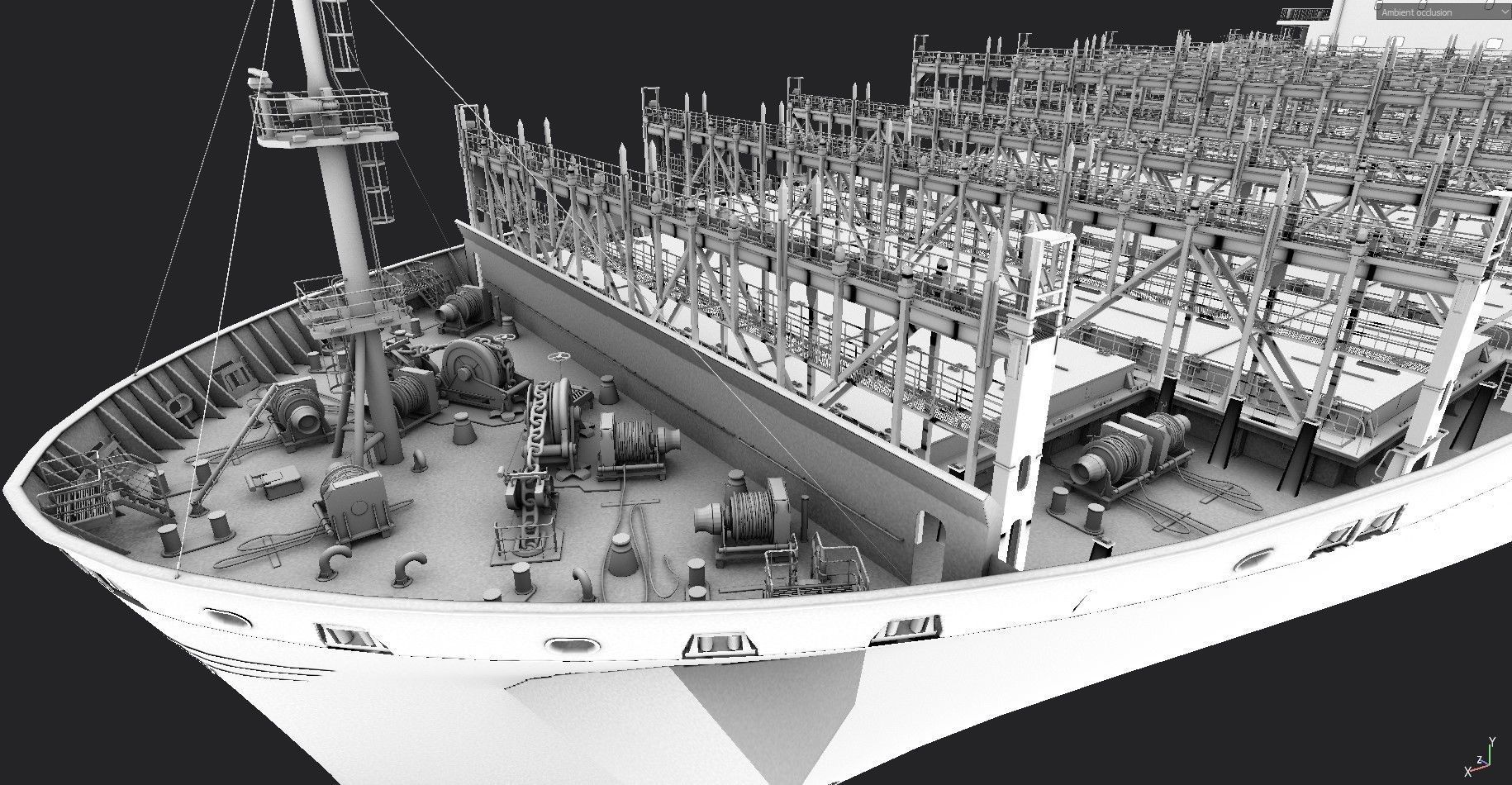 ONE Container ship 3D model | CGTrader