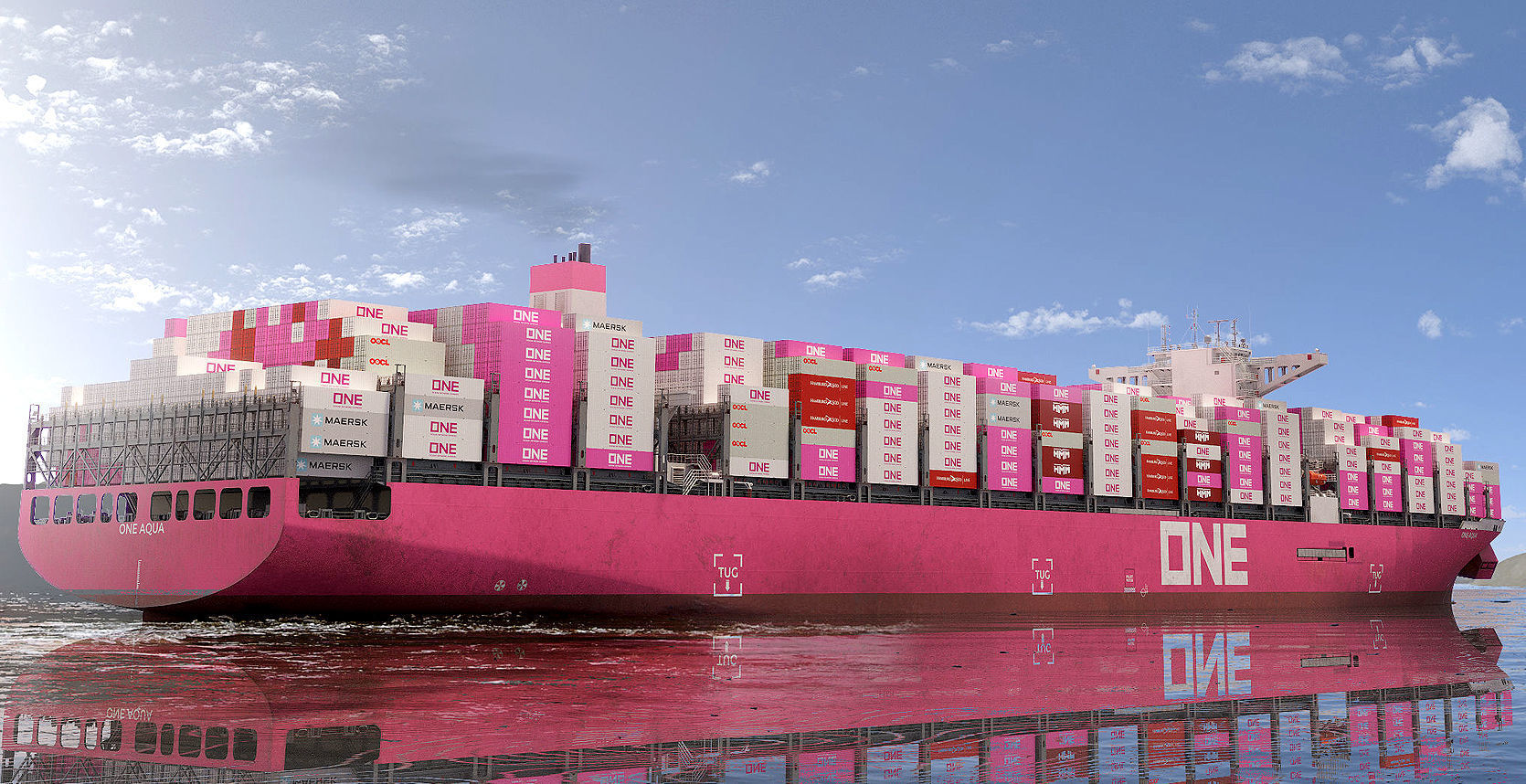 ONE Container ship 3D model | CGTrader