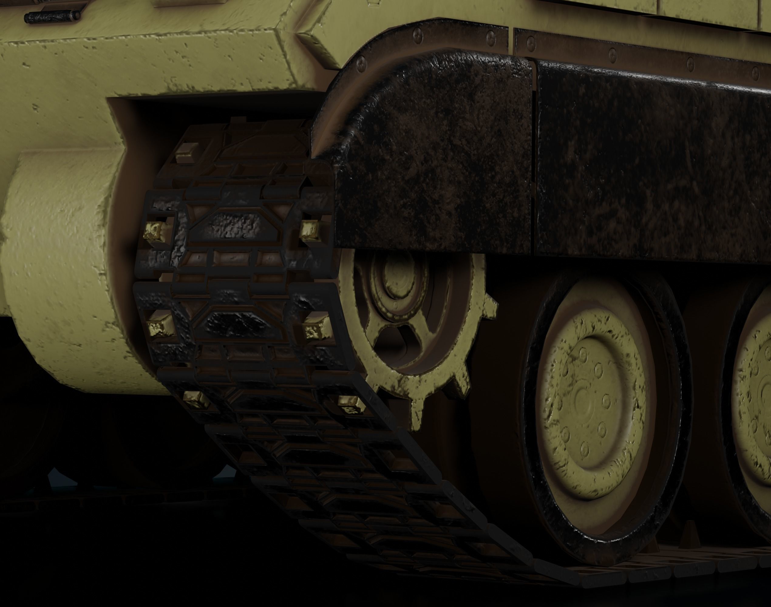 3D model M113 Modernized Tank - Armored personnel carrier VR / AR / low ...