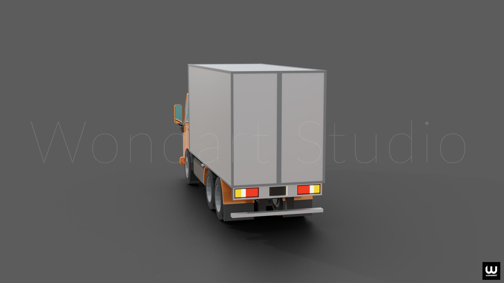 3D model Concept Cartoon Lorry Truck VR / AR / low-poly | CGTrader