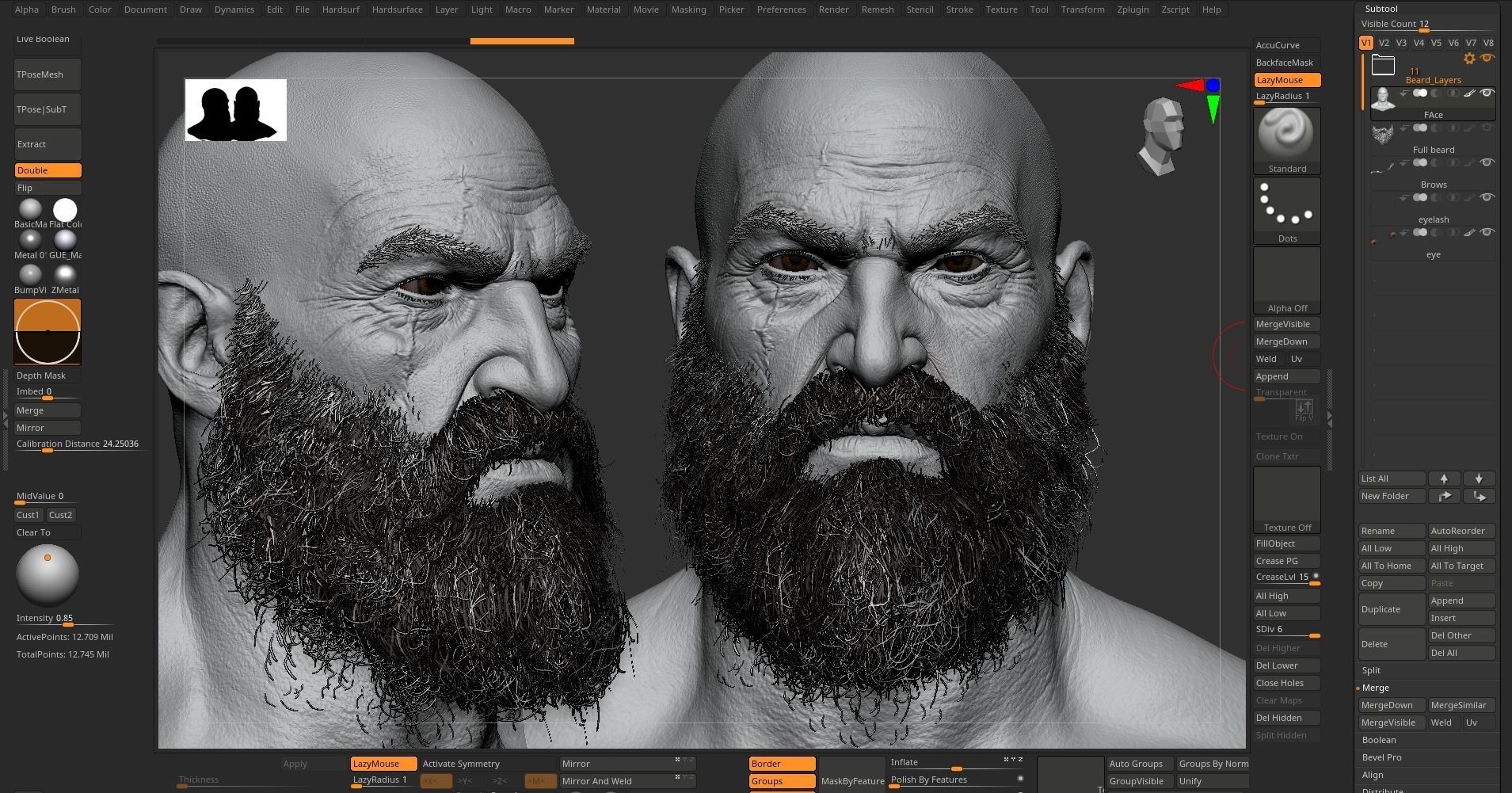 3D model Kratos - God of War - Fan Art 3d model VR / AR / low-poly ...