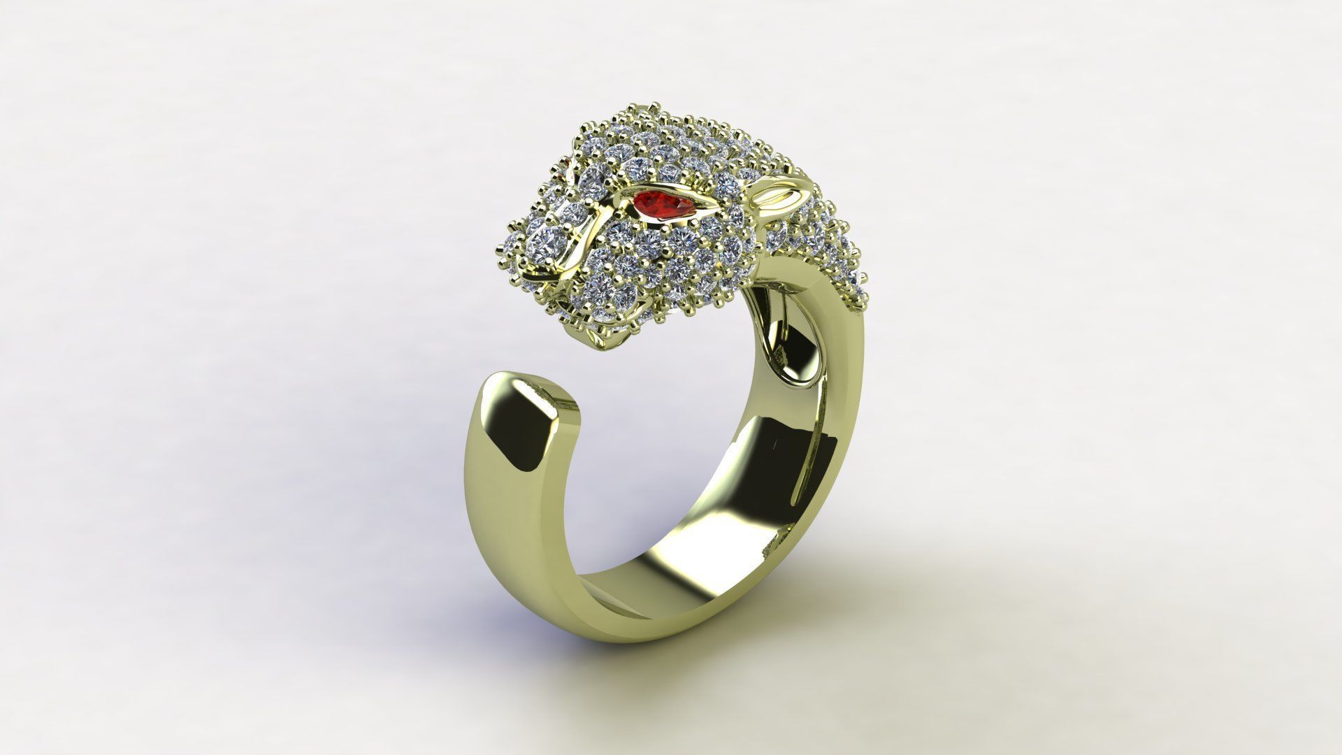 Tiger Ring Puma 3D model | CGTrader