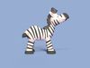 Cartoon Zebra 3D model 3D printable | CGTrader