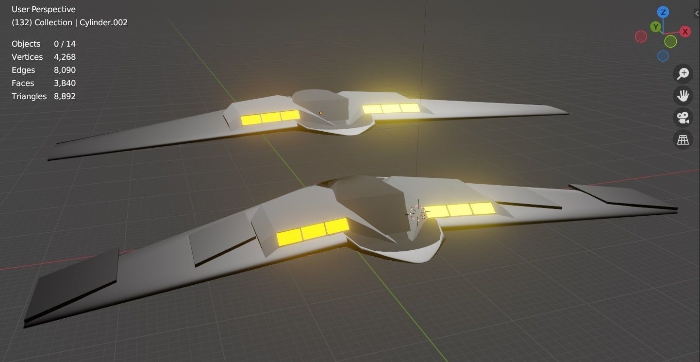 XR-45 Split Raven 3D model | CGTrader