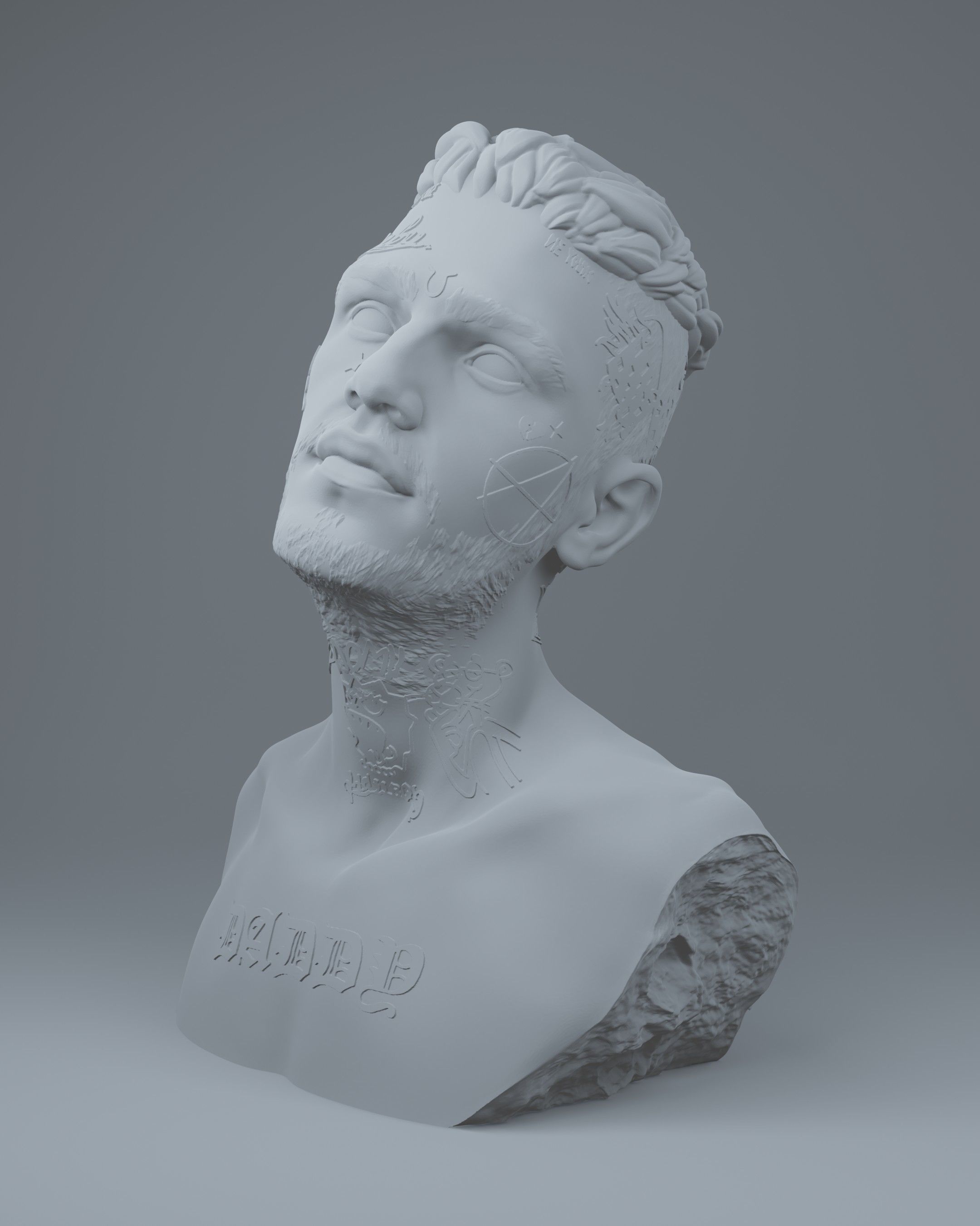 Lil Peep 3D print model 3D model 3D printable | CGTrader