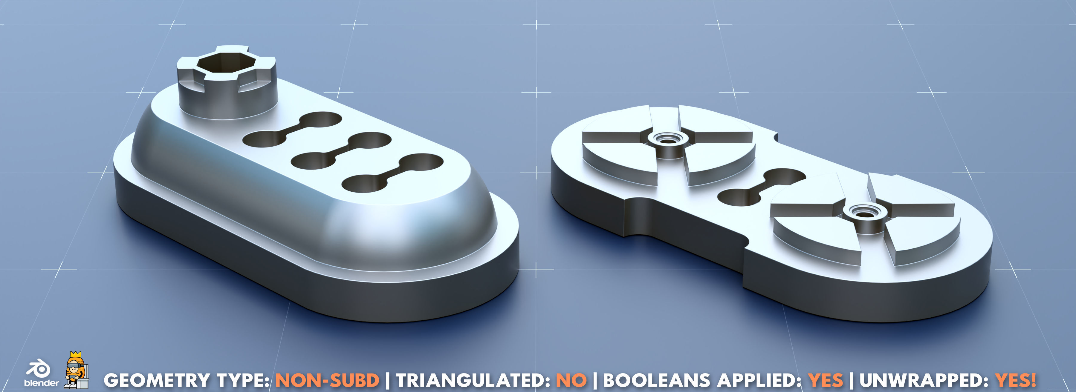 Simple Connector Kitbash Pack 1 3D model | CGTrader