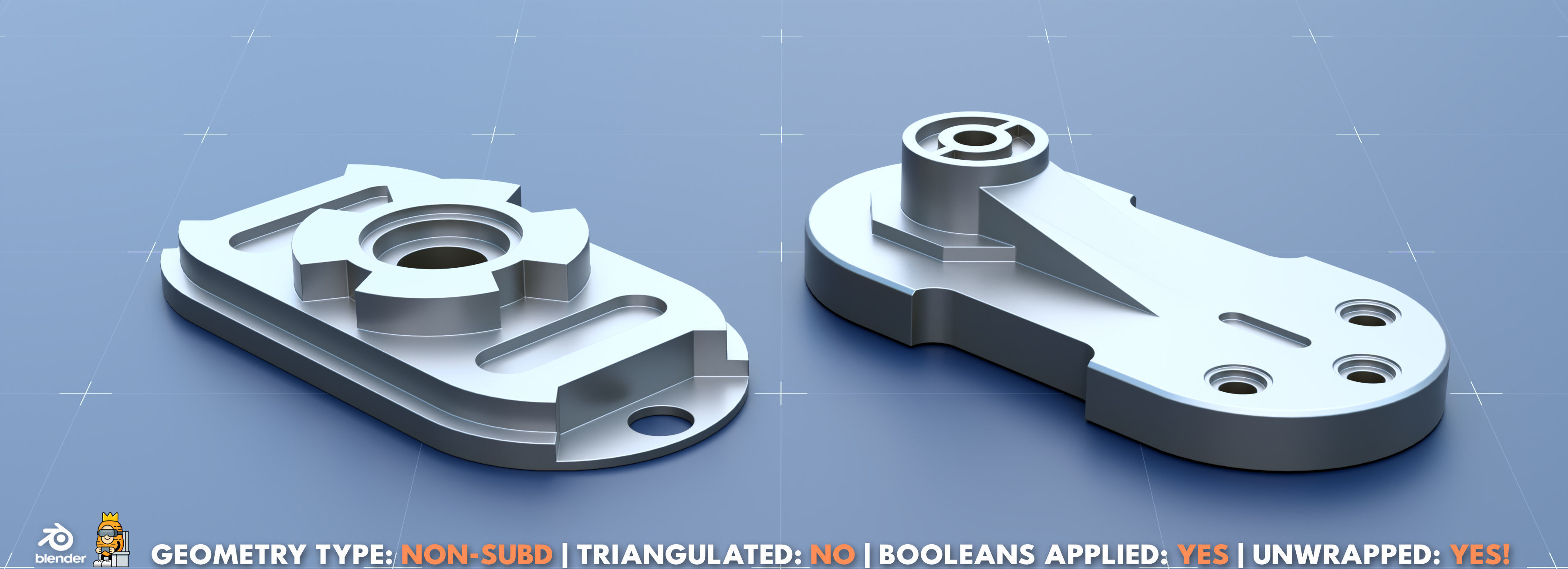 Simple Connector Kitbash Pack 1 3D model | CGTrader