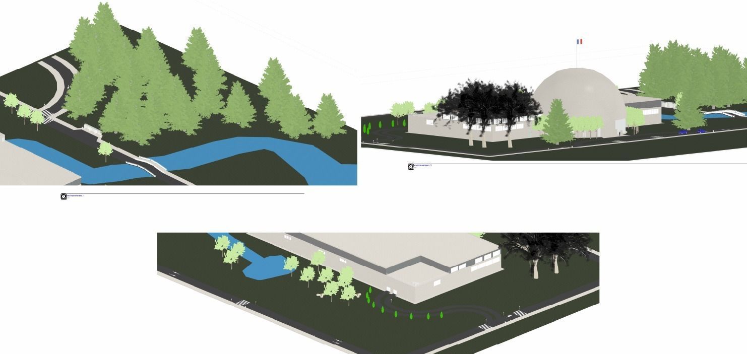 Projet Hotel 3D model | CGTrader