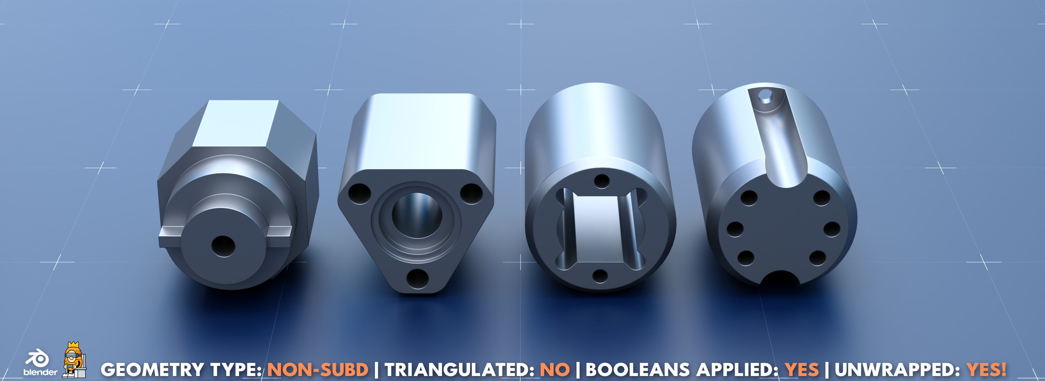 Simple Connector Kitbash Pack 6 3D model | CGTrader