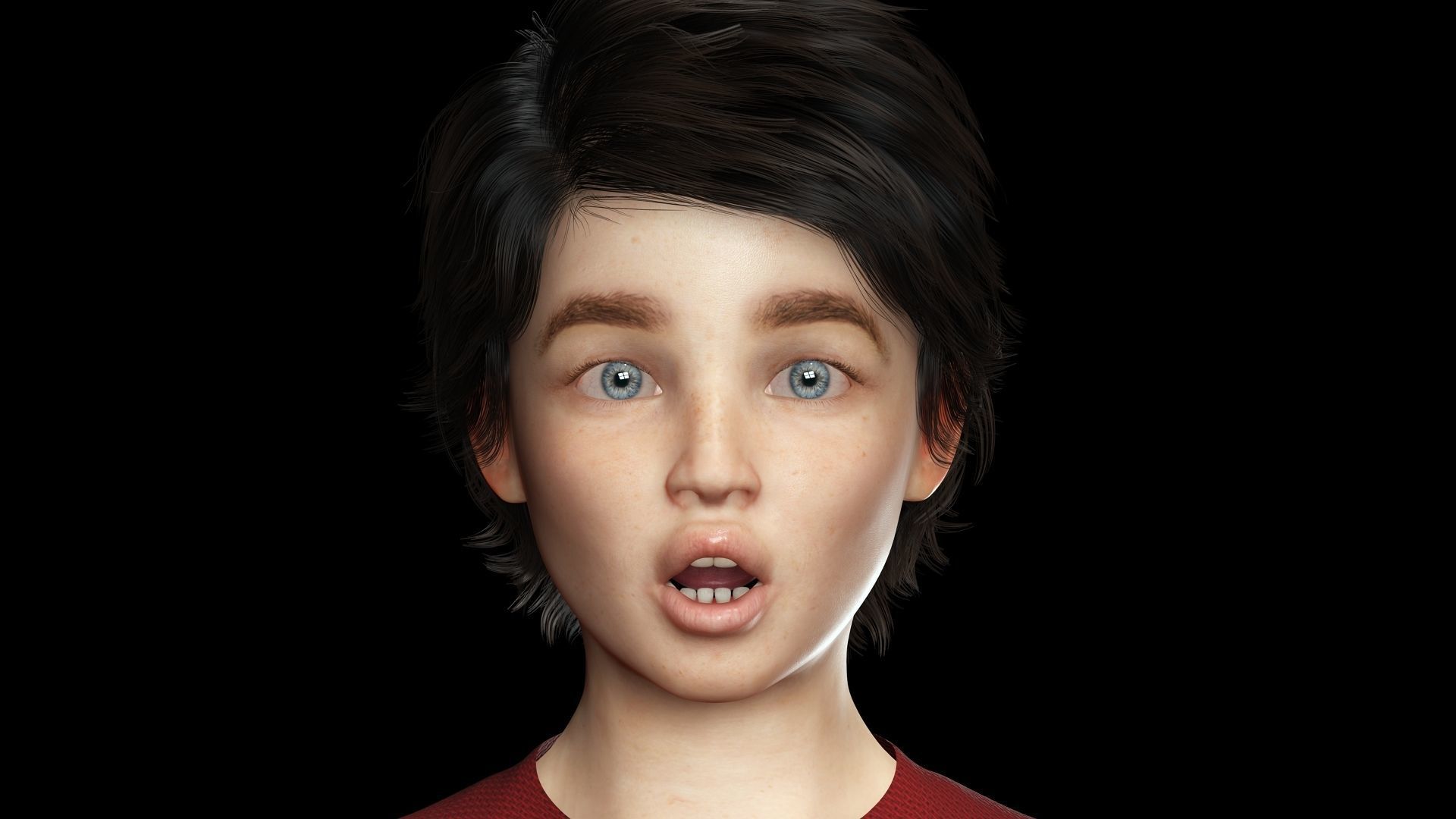 3D model Realistic Boy Child VR / AR / low-poly | CGTrader