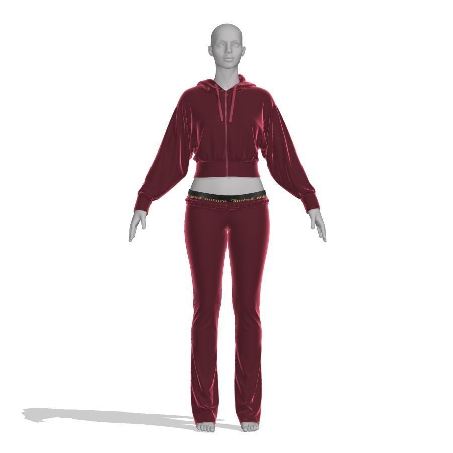 3D model TRACKSUIT w MD file and obj file 3D model 3D model VR / AR ...