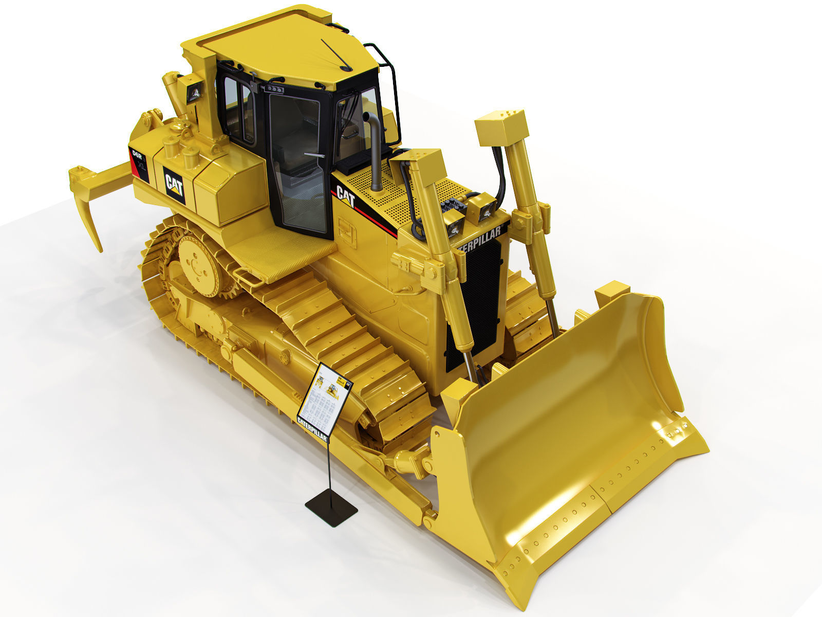 Crawler Dozer D6R 3D model | CGTrader