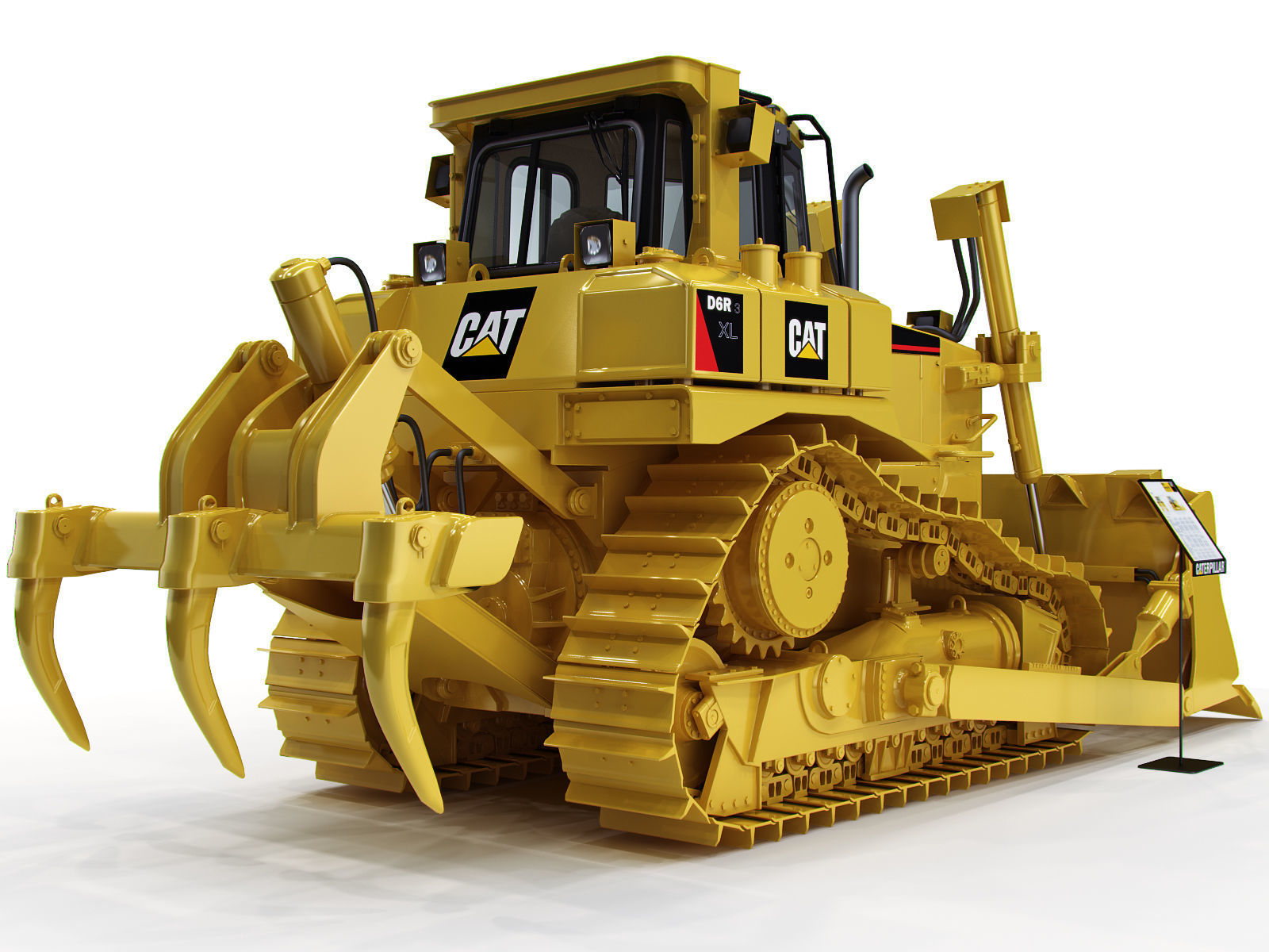Crawler Dozer D6R 3D model | CGTrader
