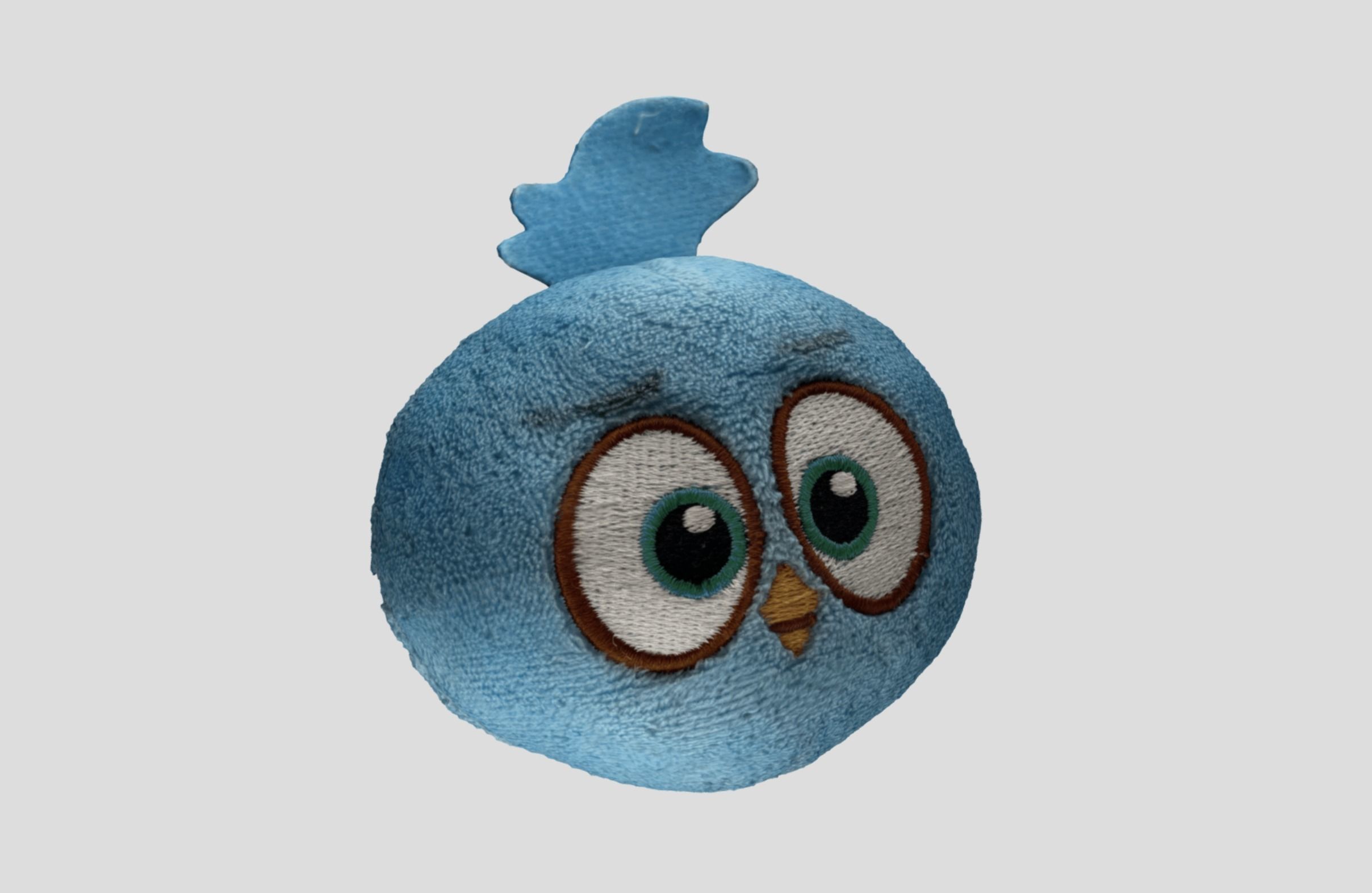 Blue Angry Birds Plush Toy 3D model | CGTrader