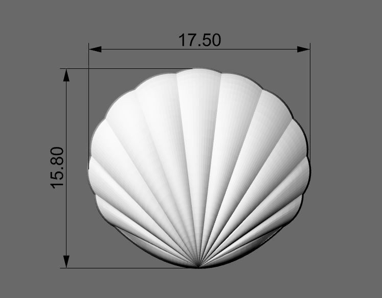 3D Print Model Shell pendant in gold 3D model 3D printable | CGTrader