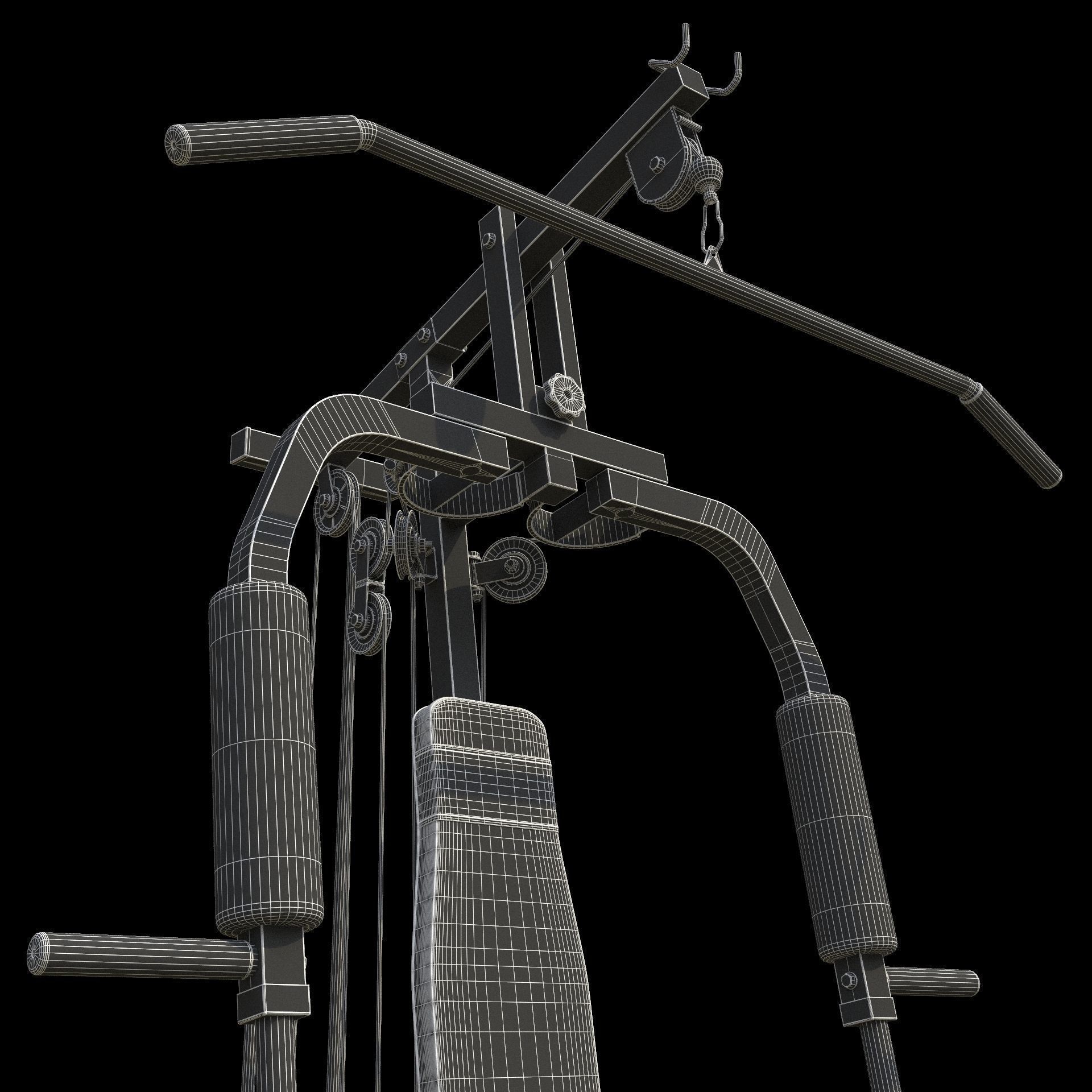 Bodybuilding Station 3D model | CGTrader