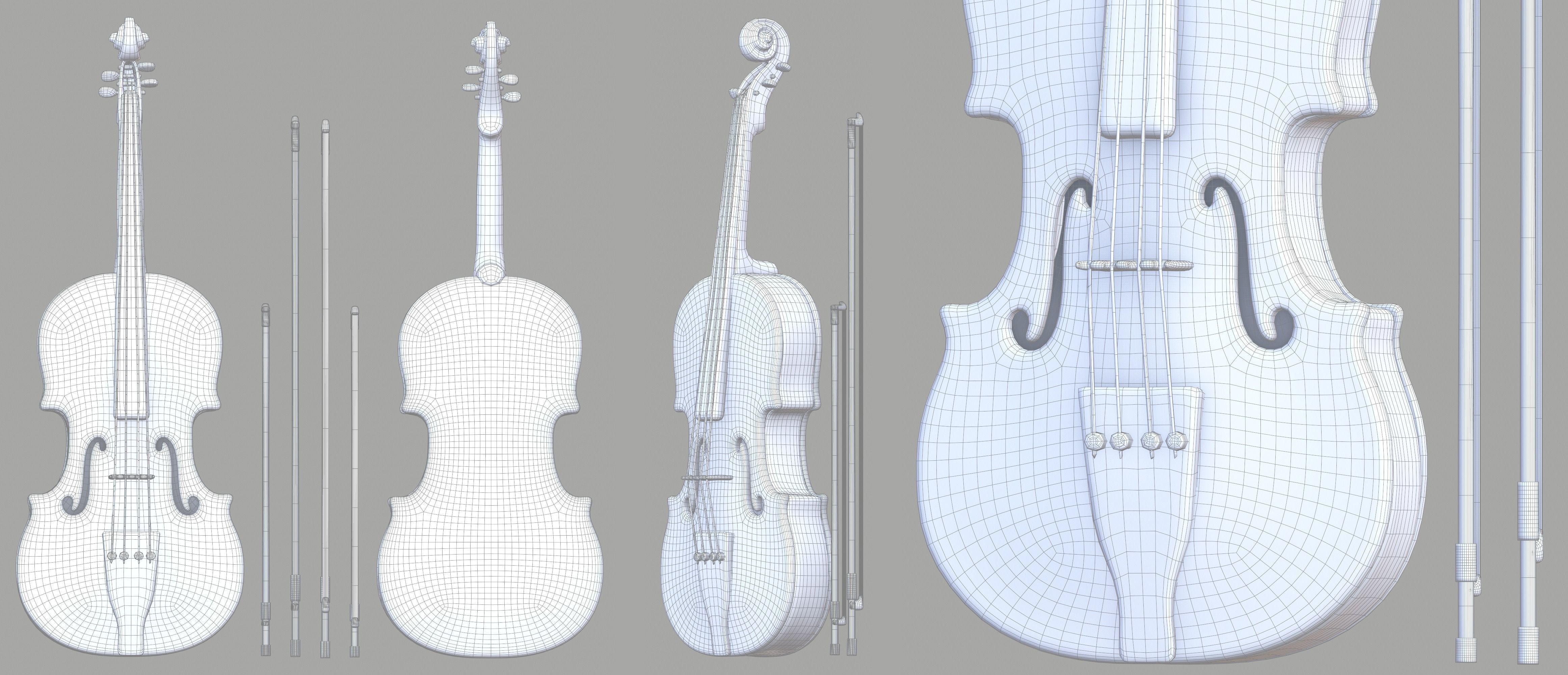 3d Violin Violoncello Cello 3D model | CGTrader