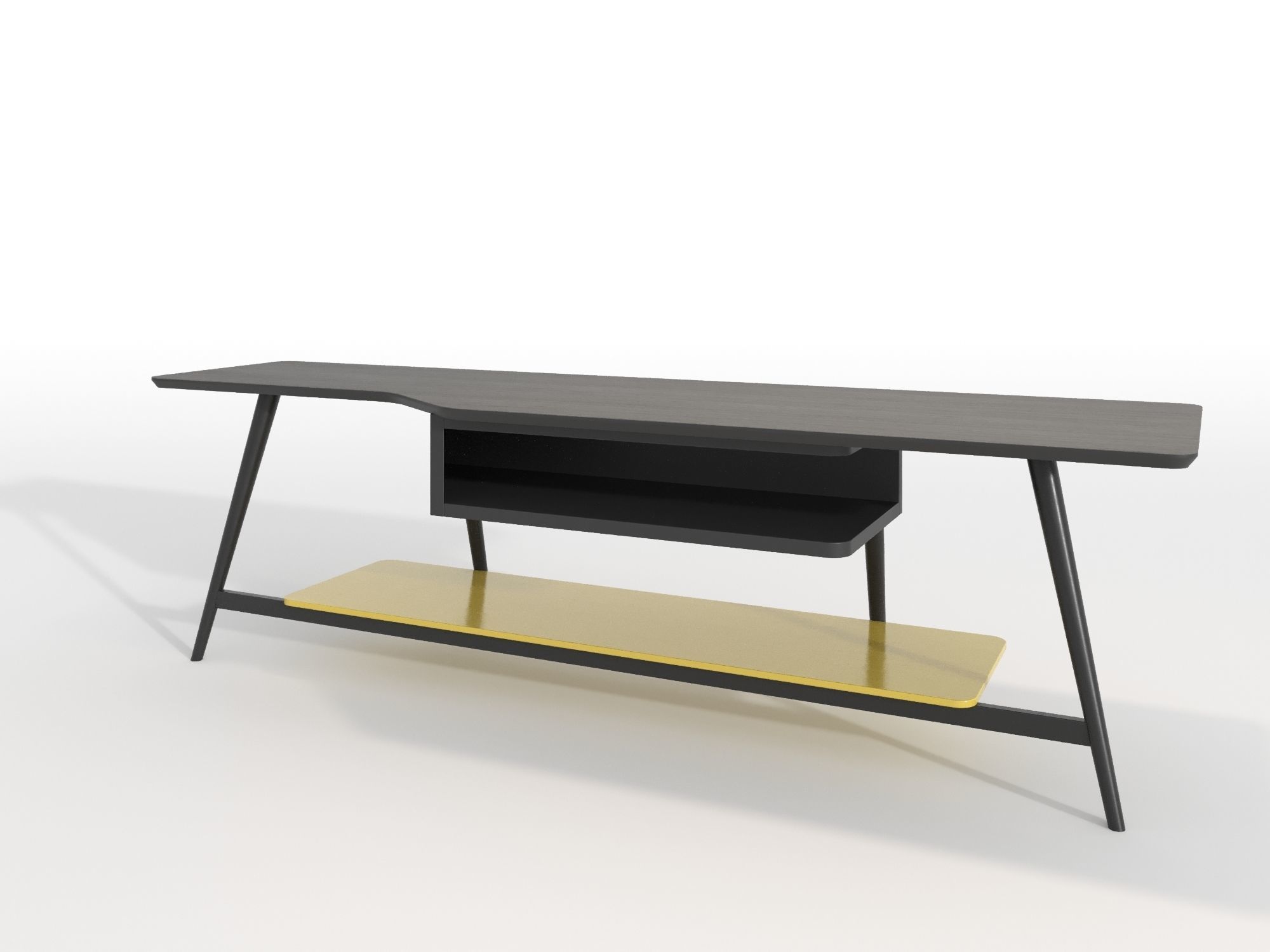 OCTET TV UNIT ROCHE BOBOIS Tv stand Low-poly 3D model 3D model | CGTrader