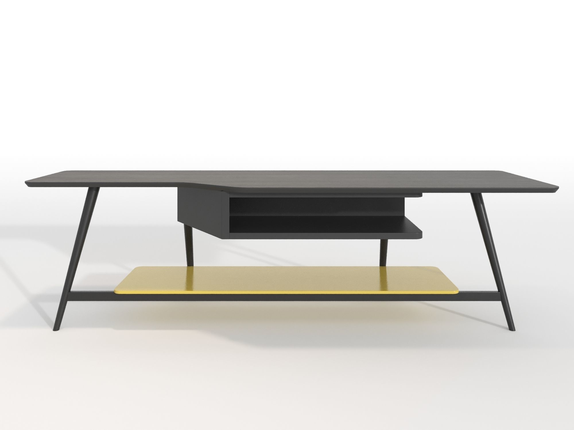 OCTET TV UNIT ROCHE BOBOIS Tv stand Low-poly 3D model 3D model | CGTrader