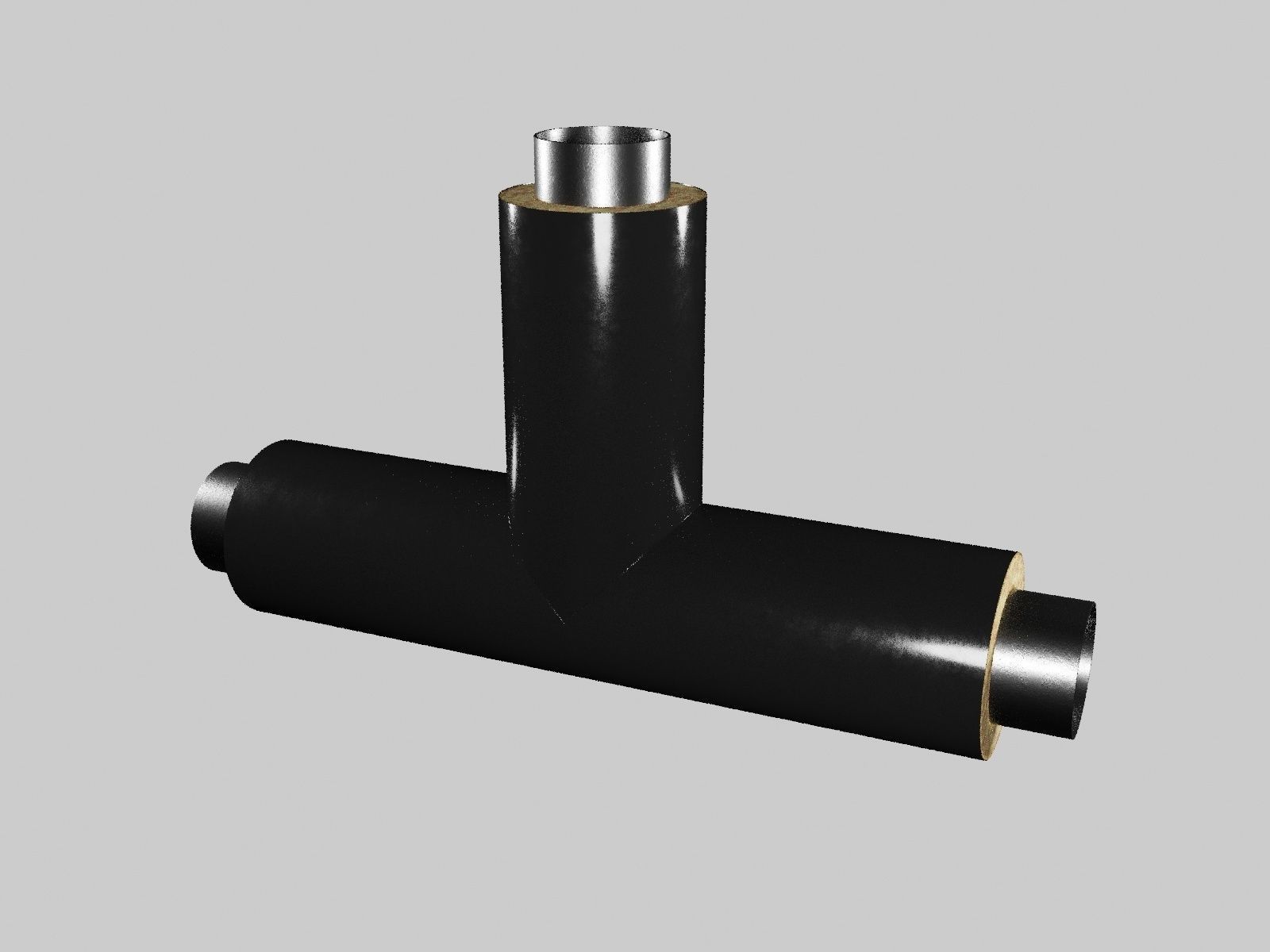 Fittings for insulated pipes 3D model | CGTrader
