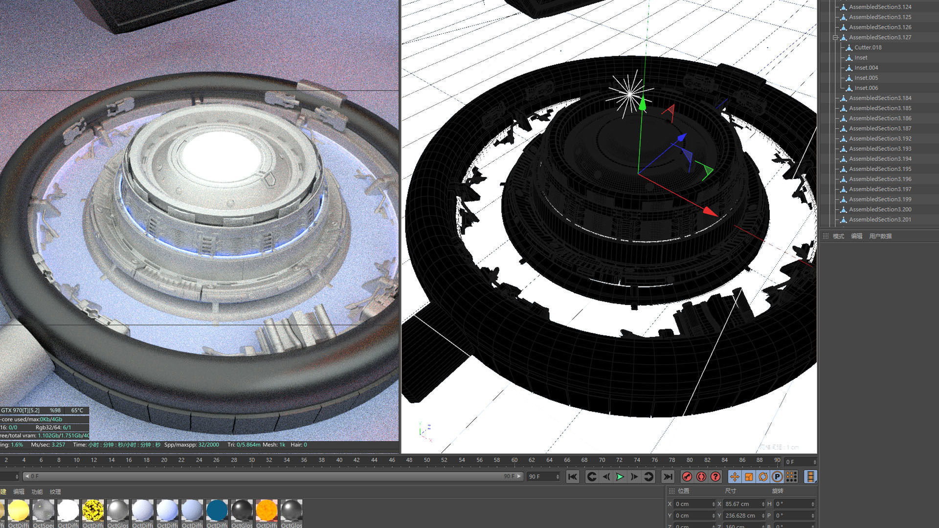 Scifi Tech Cube Energy Power Space Allspark Universe Planet 3d Model