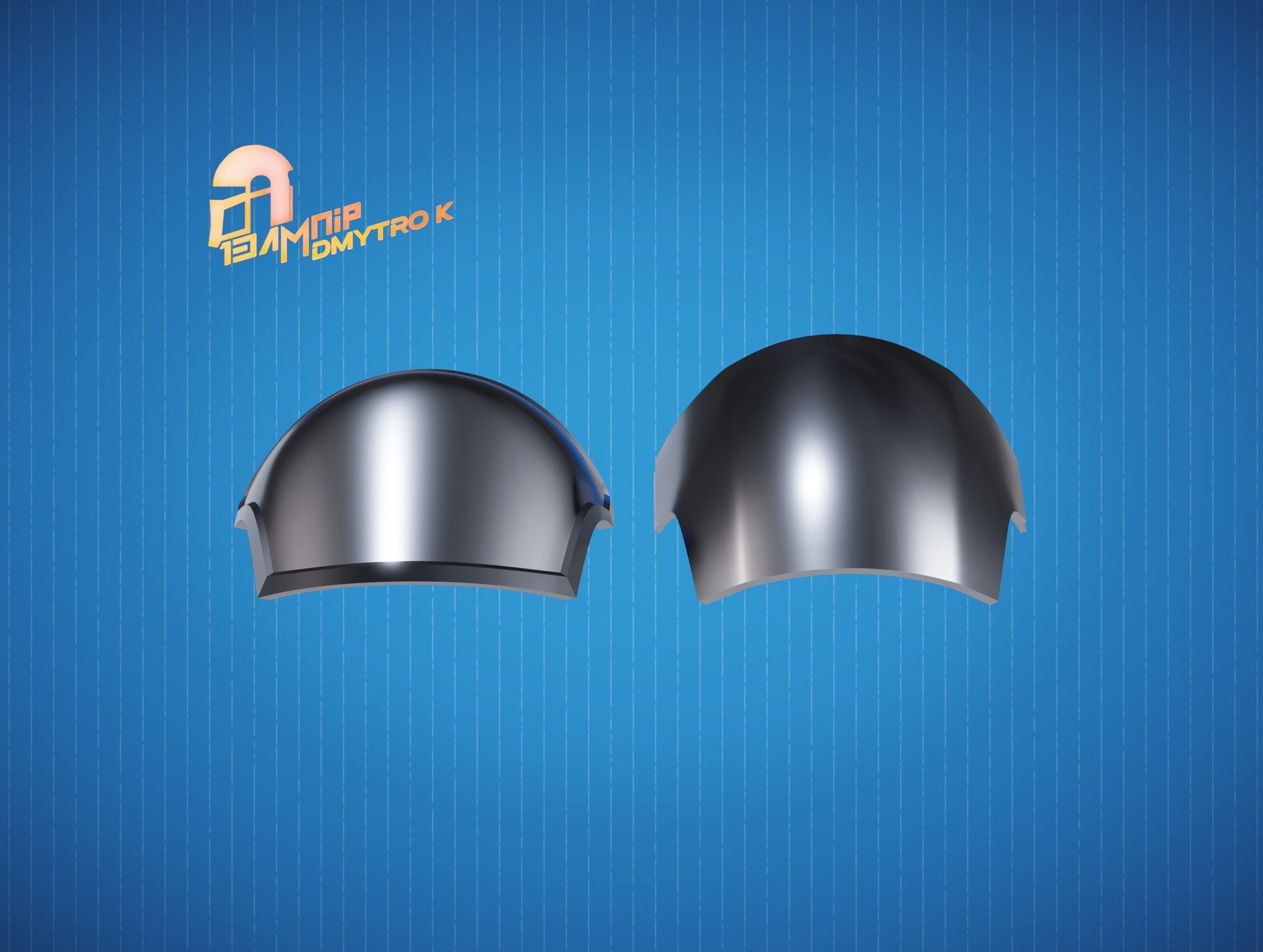 Custom Mandalorian Shoulder Armor 3D model 3D printable | CGTrader