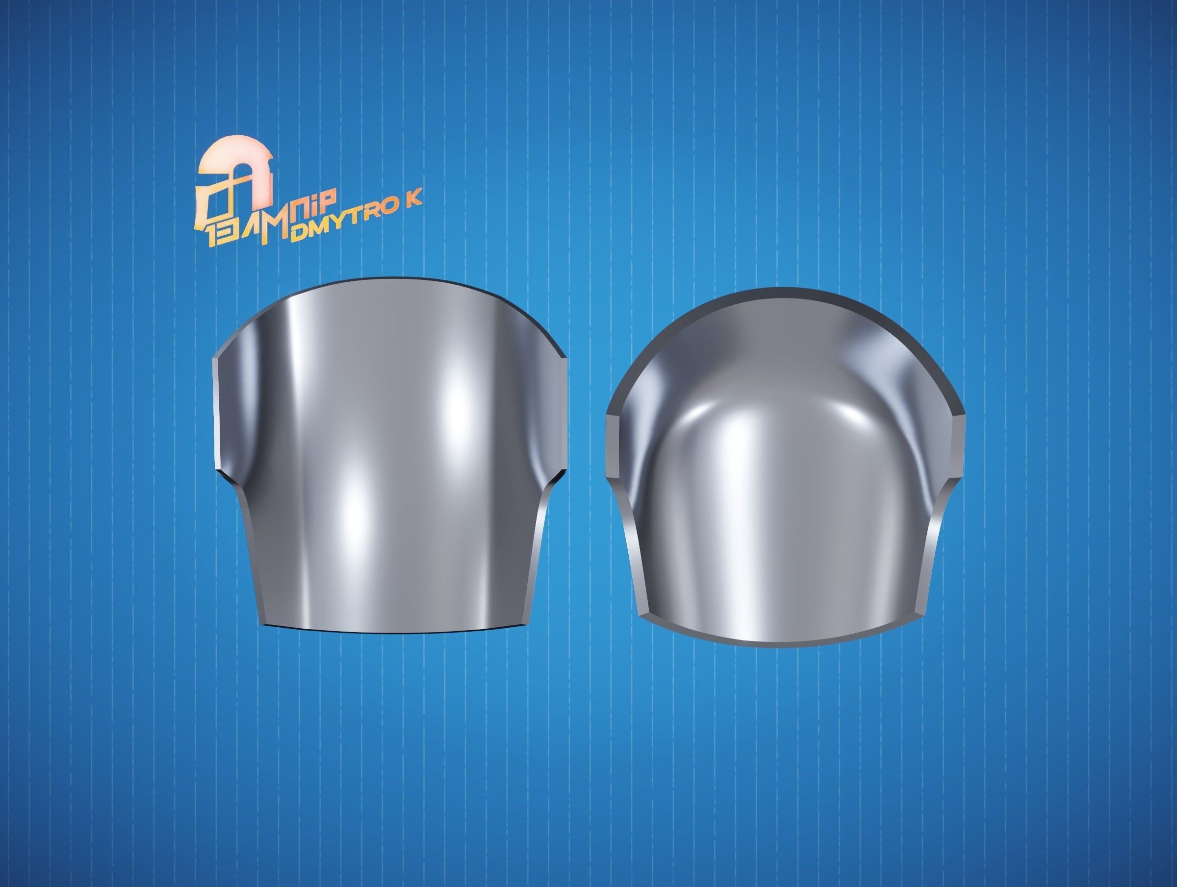 Custom Mandalorian Shoulder Armor 3D model 3D printable | CGTrader