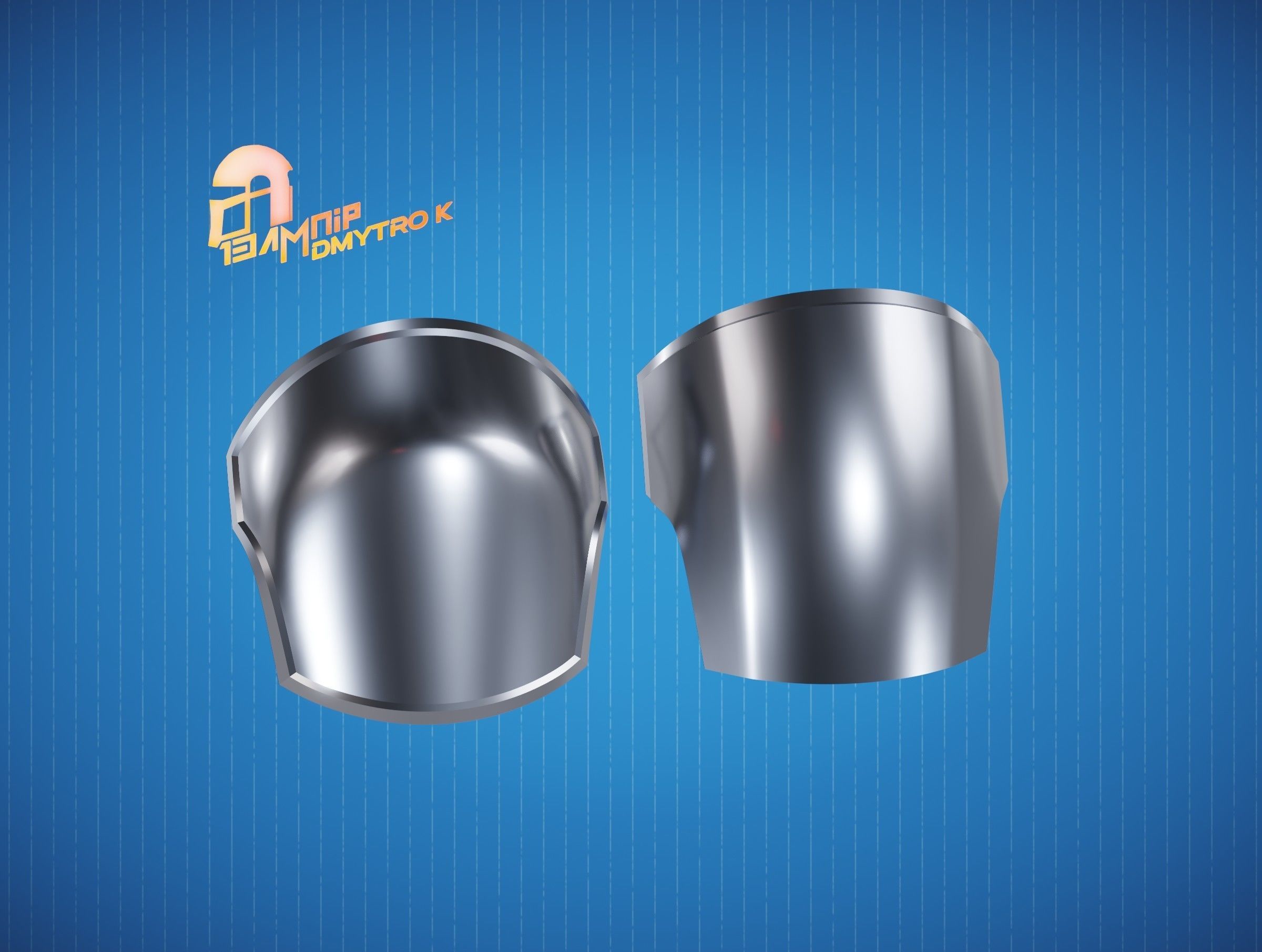 Custom Mandalorian Shoulder Armor 3D model 3D printable | CGTrader