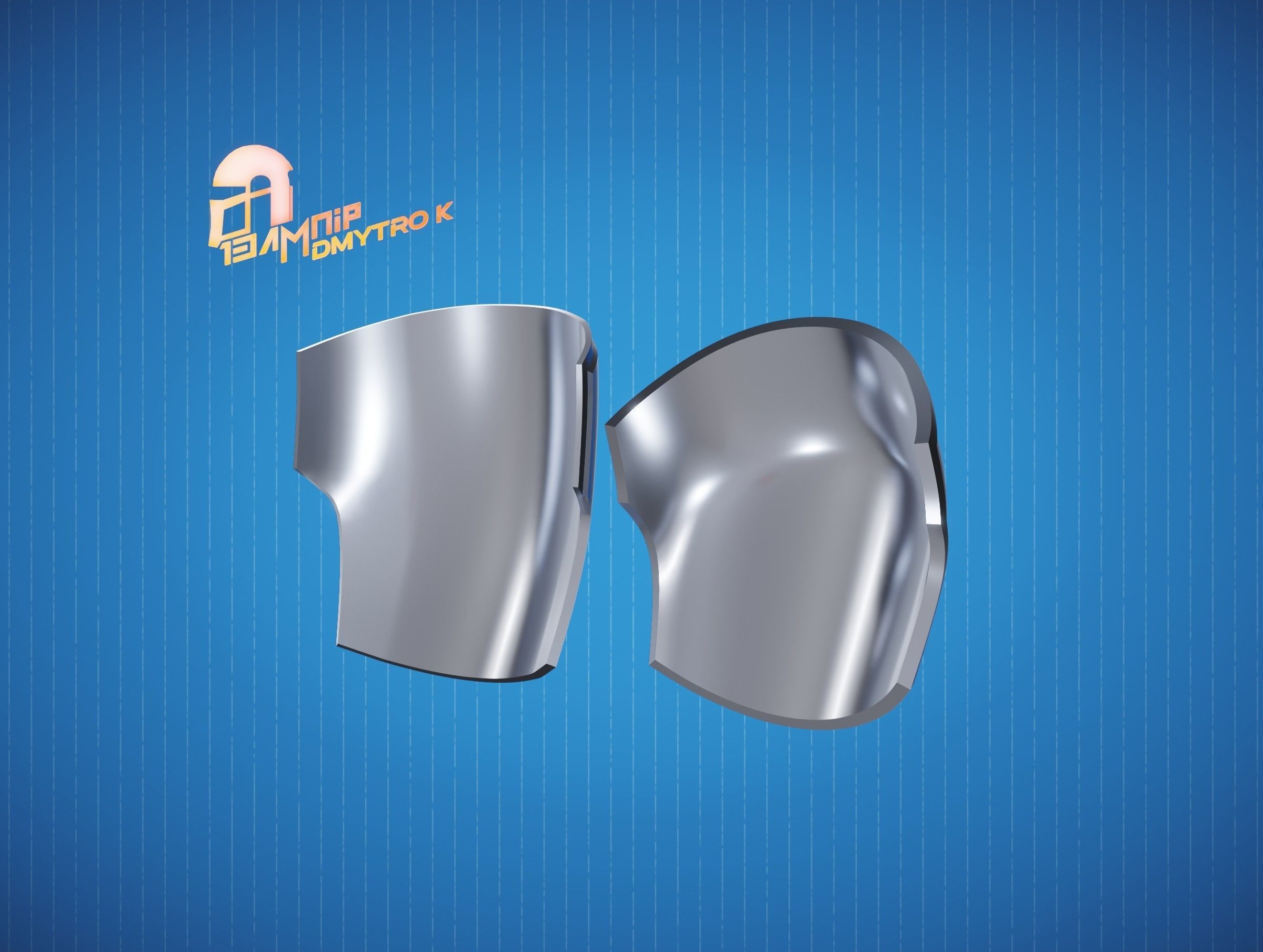 Custom Mandalorian Shoulder Armor 3D model 3D printable | CGTrader