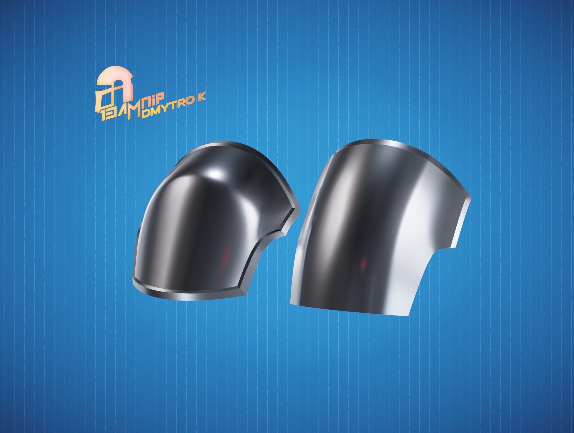 Custom Mandalorian Shoulder Armor 3D model 3D printable | CGTrader