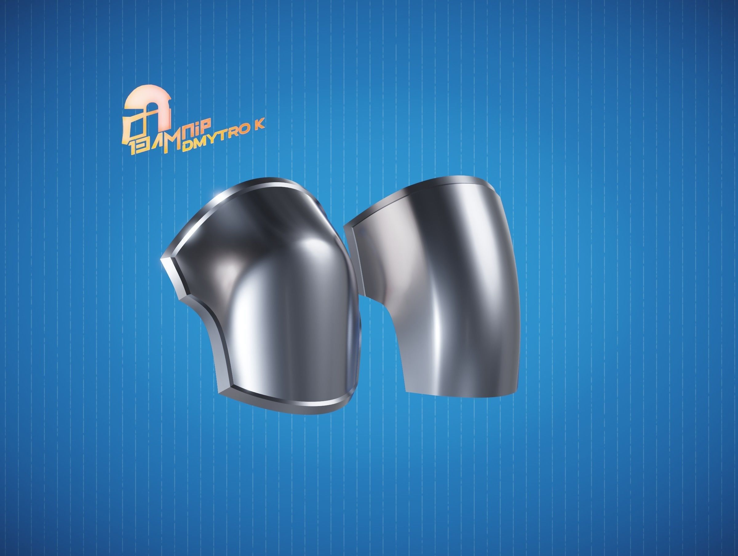 Custom Mandalorian Shoulder Armor 3D model 3D printable | CGTrader