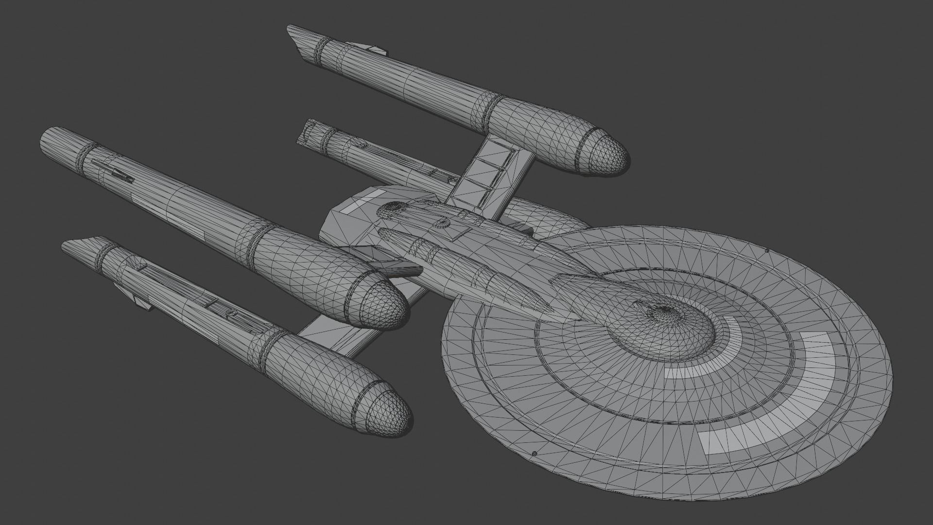 3D model Star Trek Radiant-Class Starship VR / AR / low-poly | CGTrader