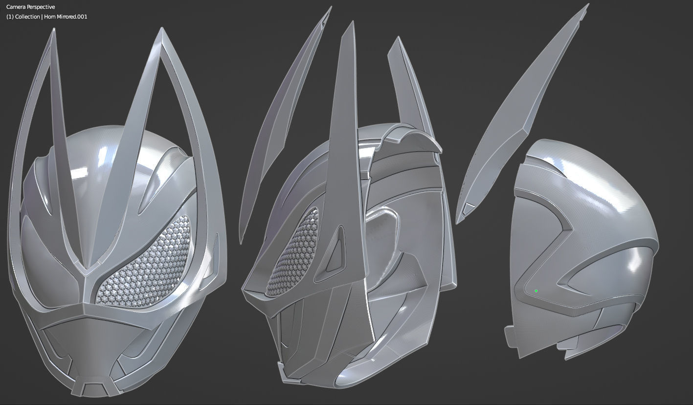 Kamen Rider Geats helmet 3D model 3D printable | CGTrader