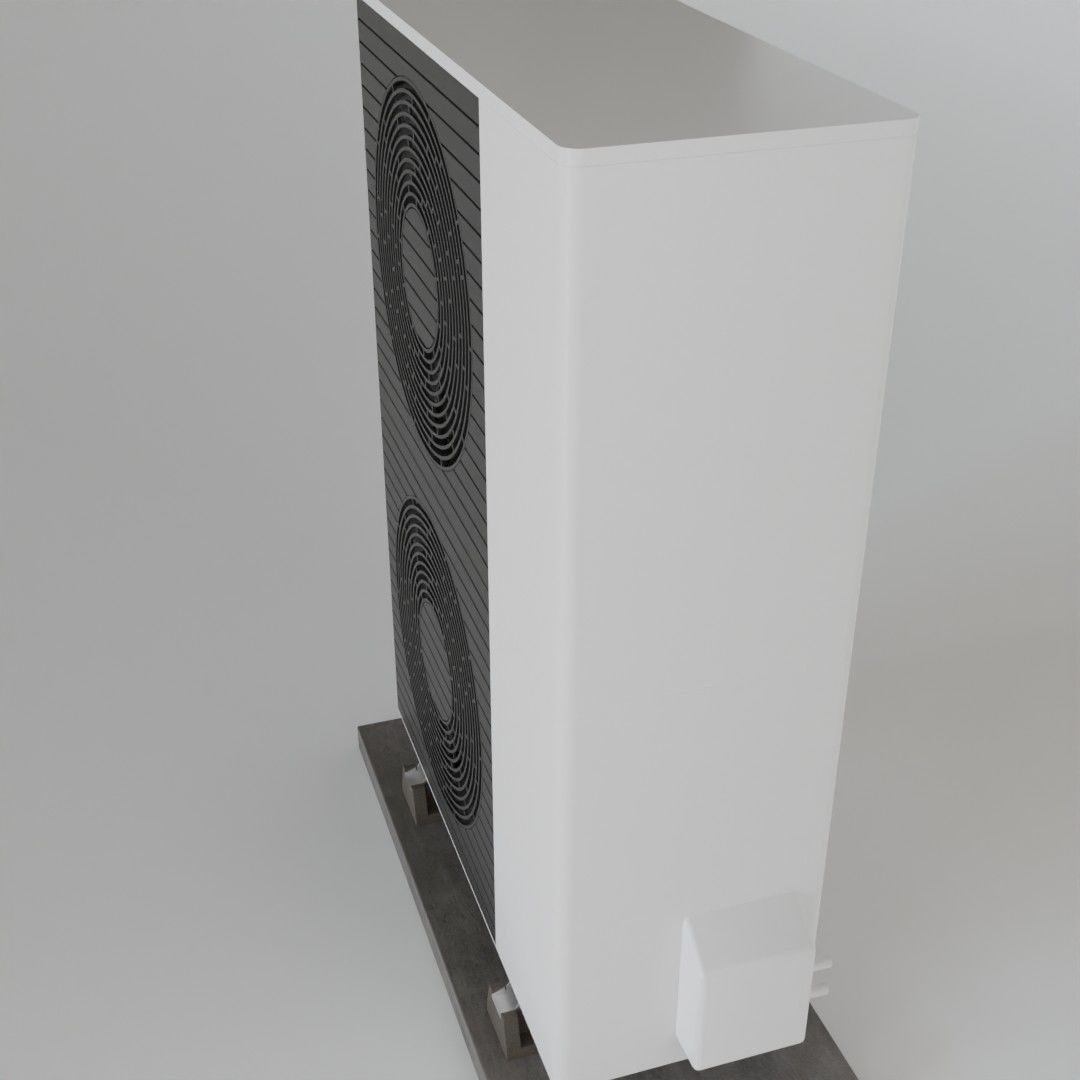 Heat pump 3D model | CGTrader