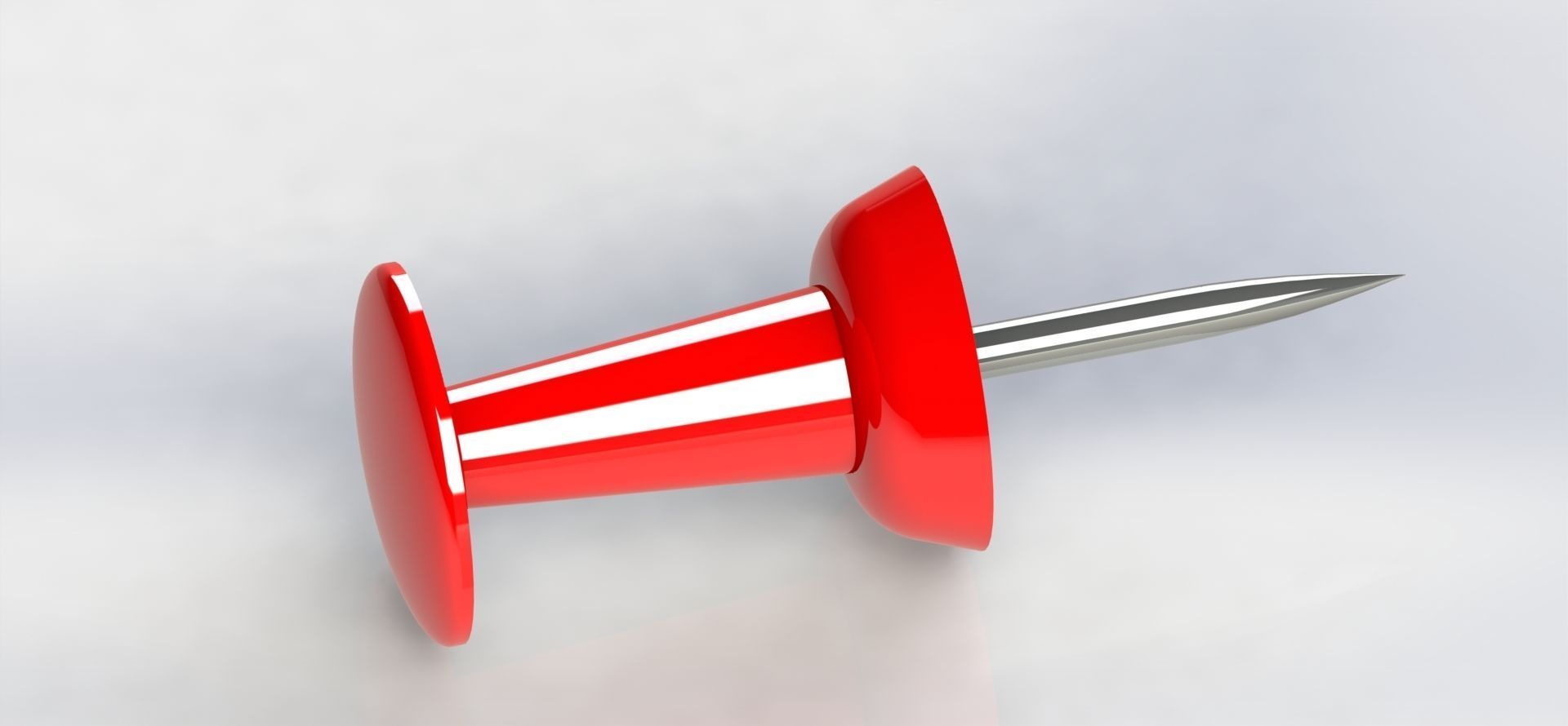 drawing pin 3D model rigged | CGTrader