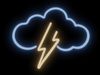 Neon Thundercloud 3D model | CGTrader