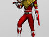 MMPR- Red Ranger 3D model 3D printable | CGTrader