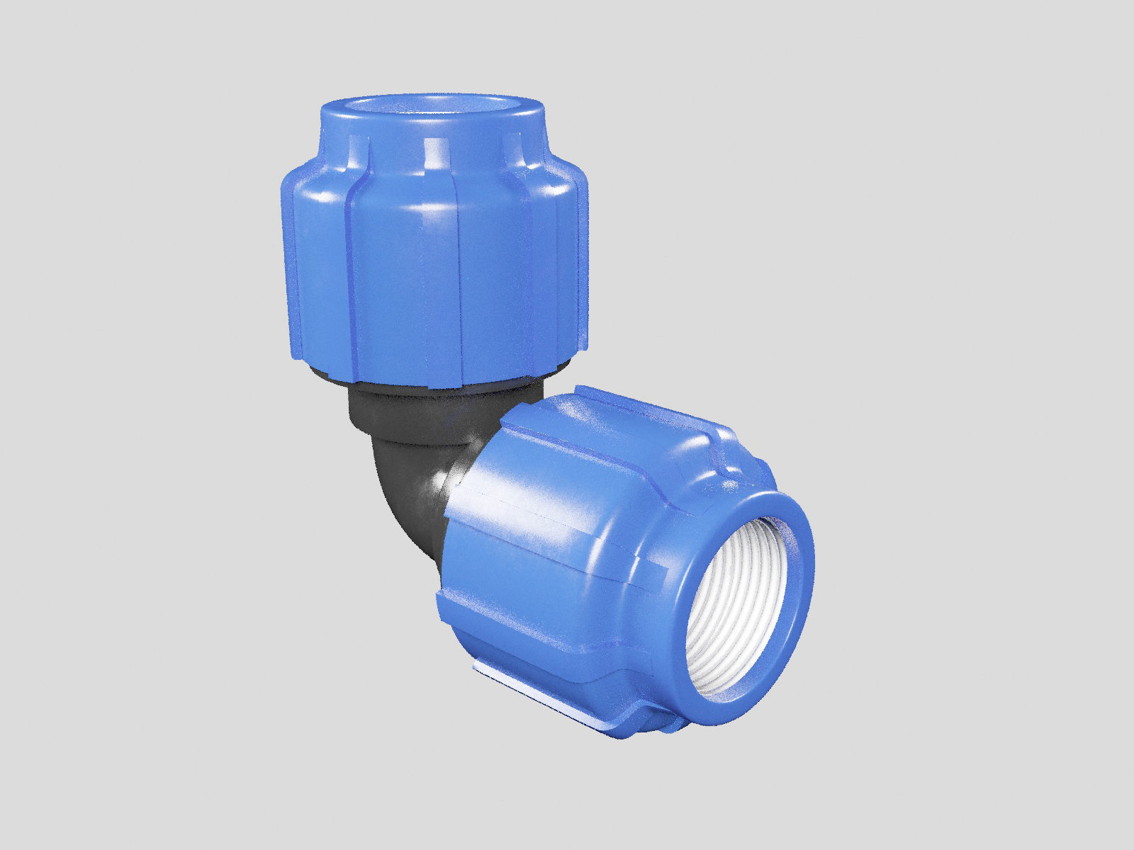 Compression fittings 3D model | CGTrader