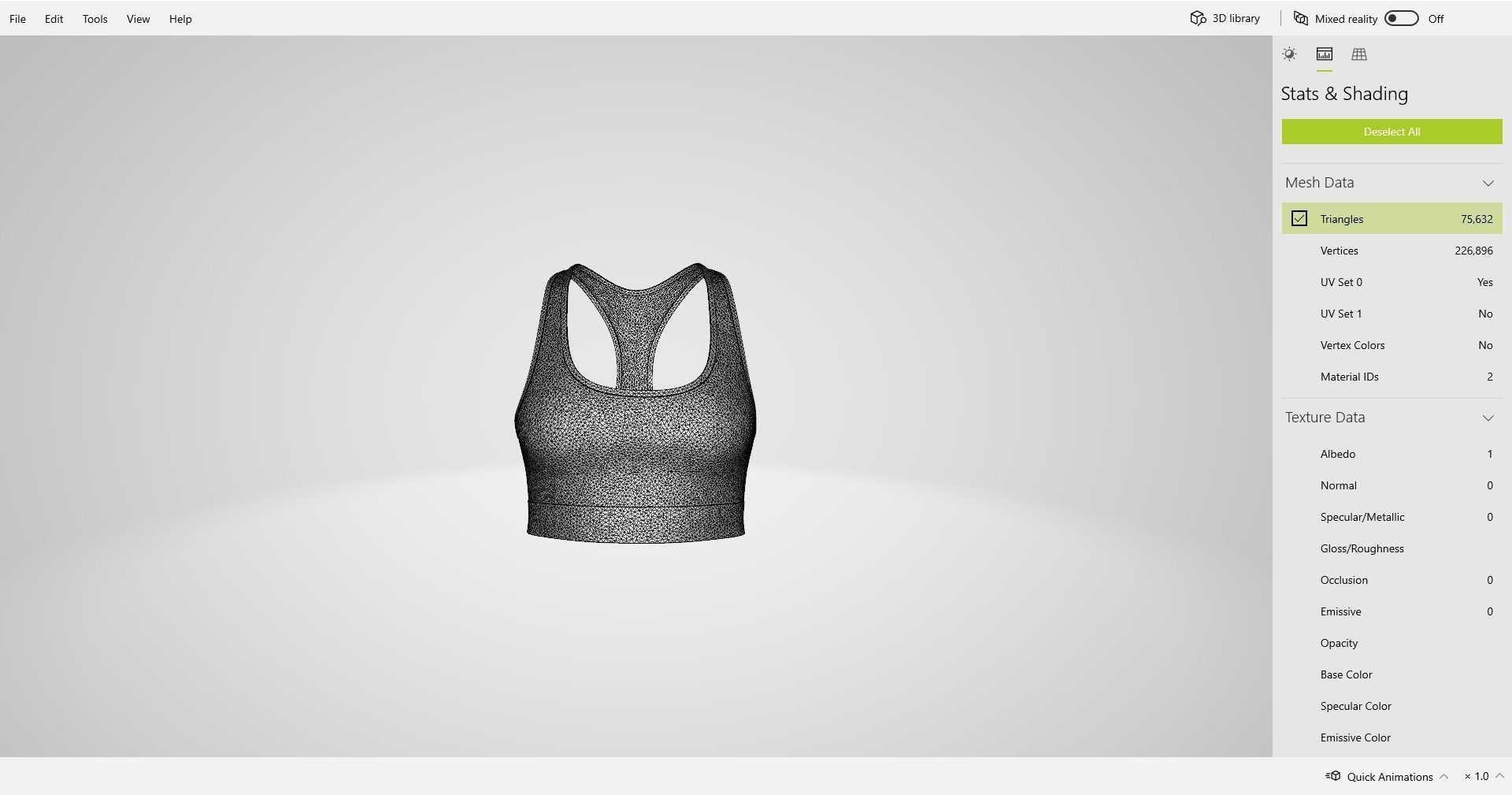 Seamless Anna sports bra 3D model | CGTrader