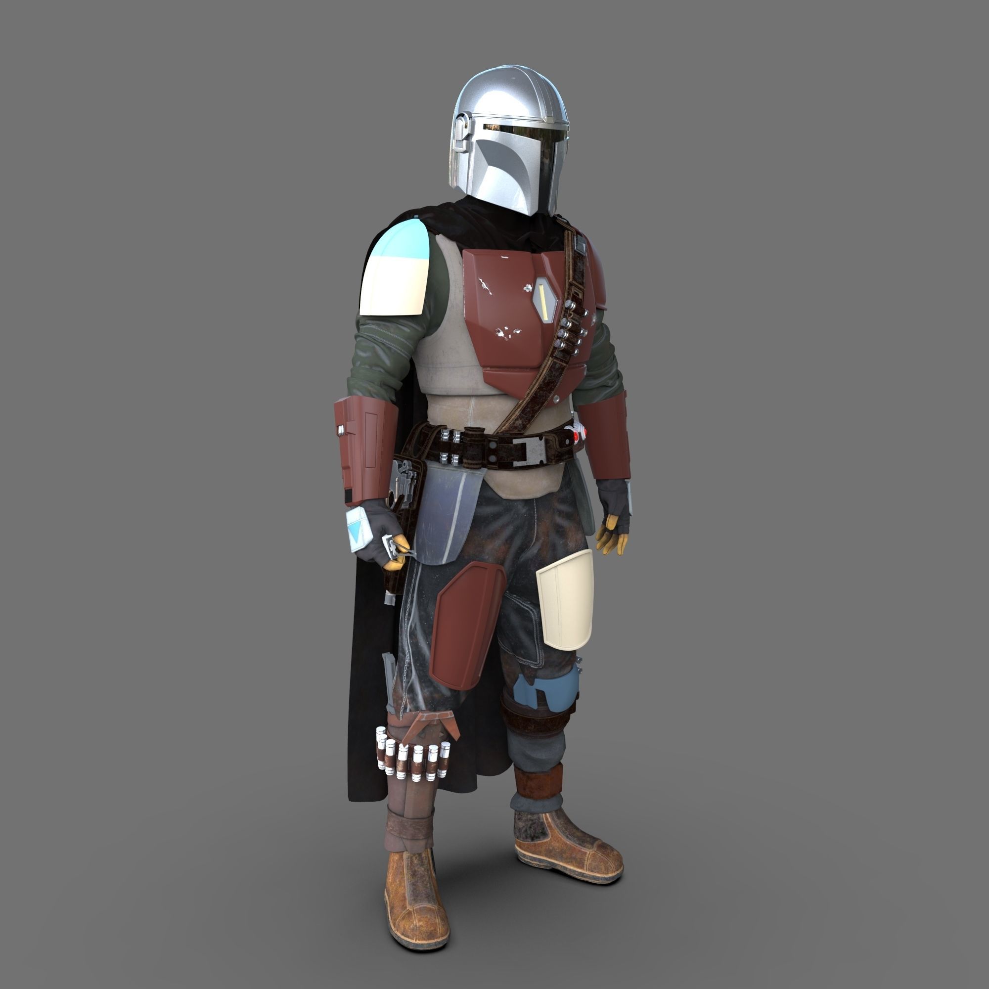 The Mandalorian Season 1 Pre-Beskar Full Accurate Wearable Armor 3D ...