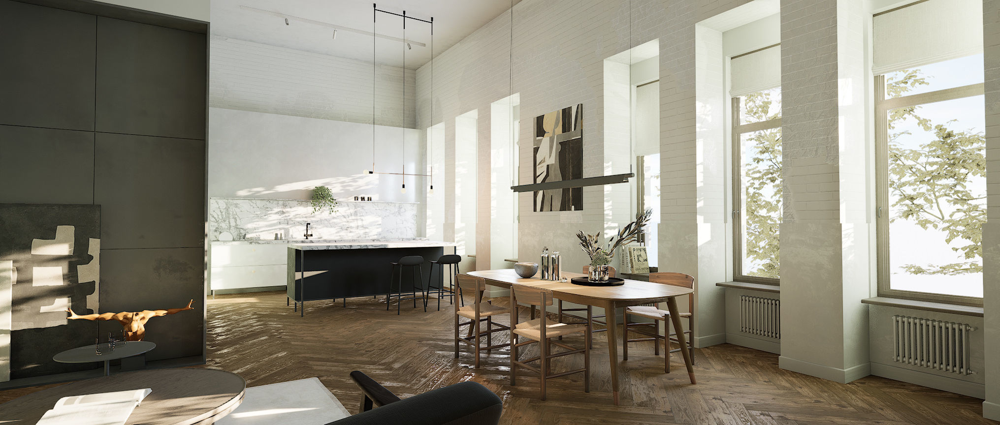 3D model Modern residential interior 02 UE5 VR / AR / low-poly | CGTrader