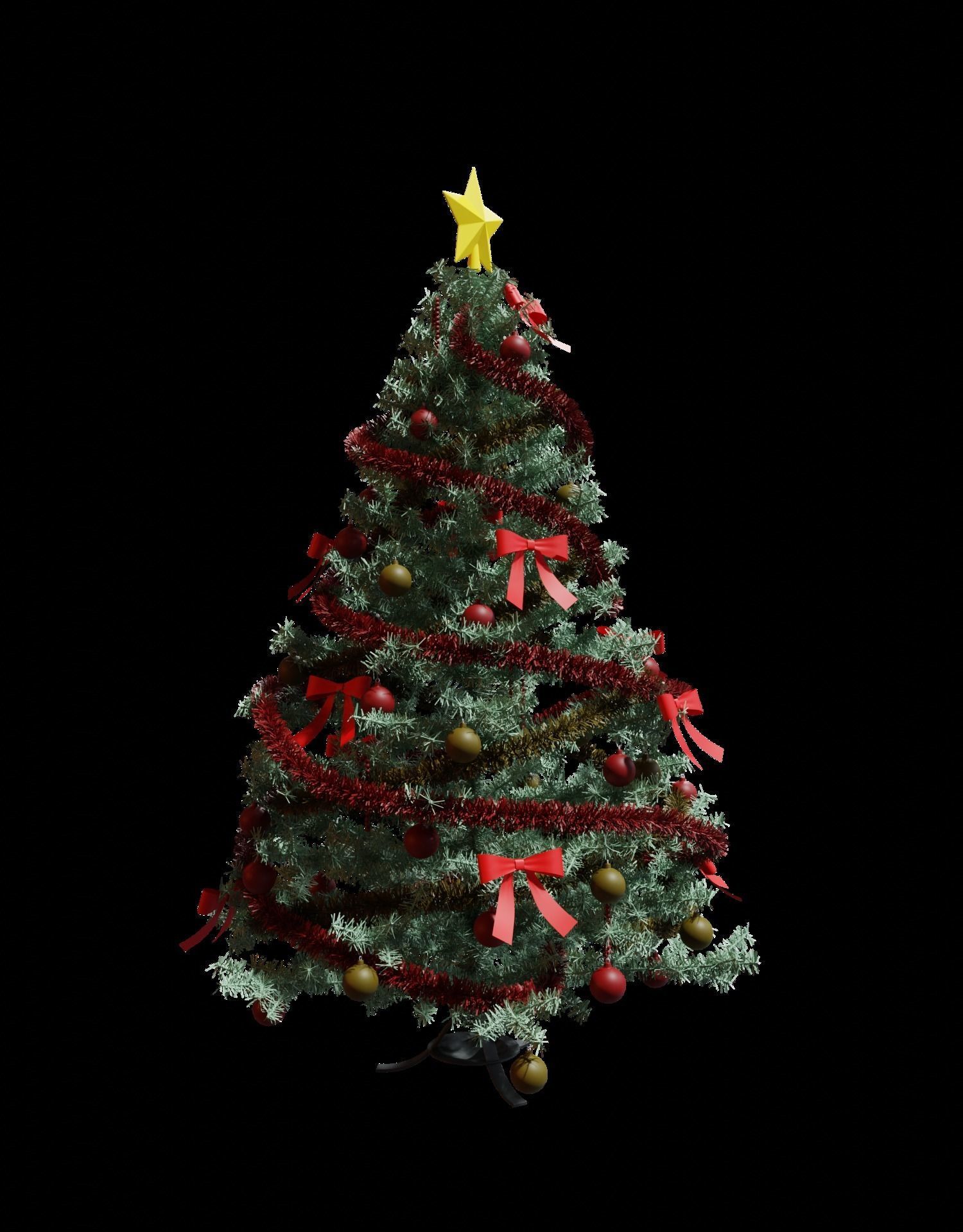 Christmas tree 3D model 3D model | CGTrader