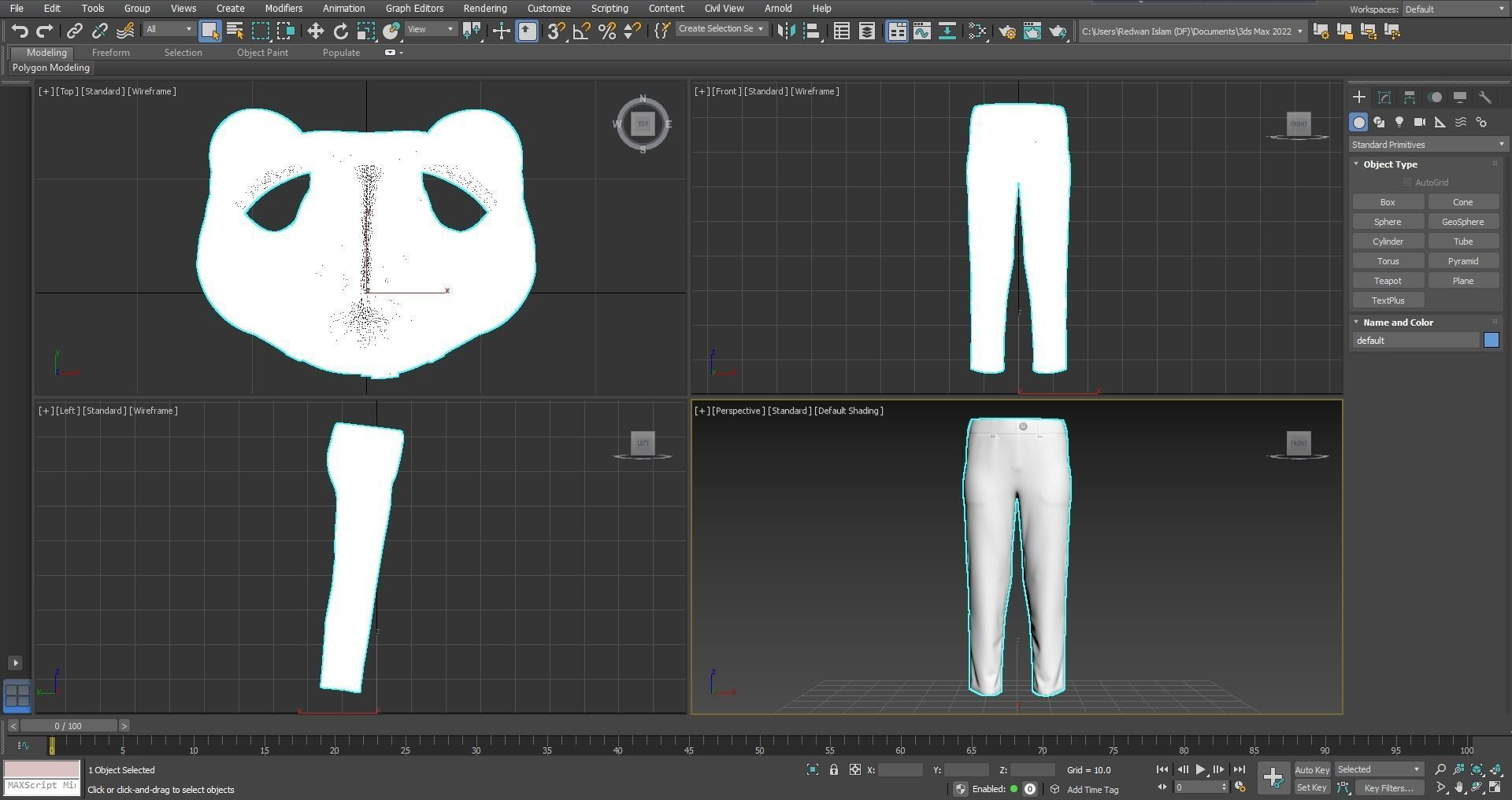 Best Pants for Boys free 3D model | CGTrader