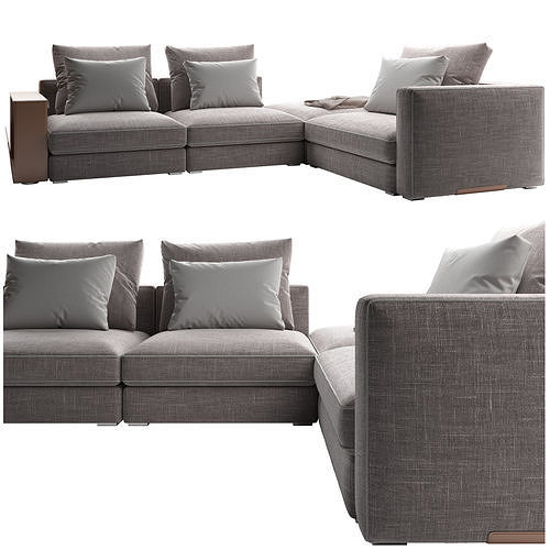 Flexform Sofa Series-Harper 3D model | CGTrader