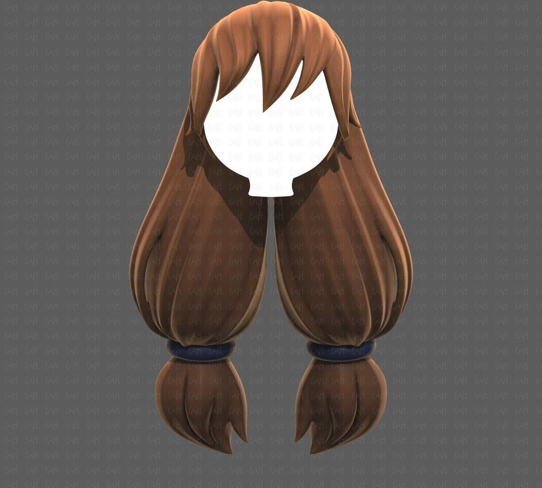 3D model Base Hair for girl V48 VR / AR / low-poly | CGTrader