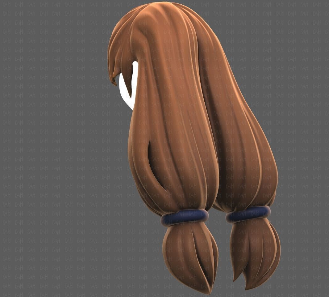 3D model Base Hair for girl V48 VR / AR / low-poly | CGTrader