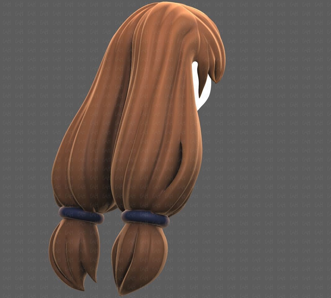 3D model Base Hair for girl V48 VR / AR / low-poly | CGTrader