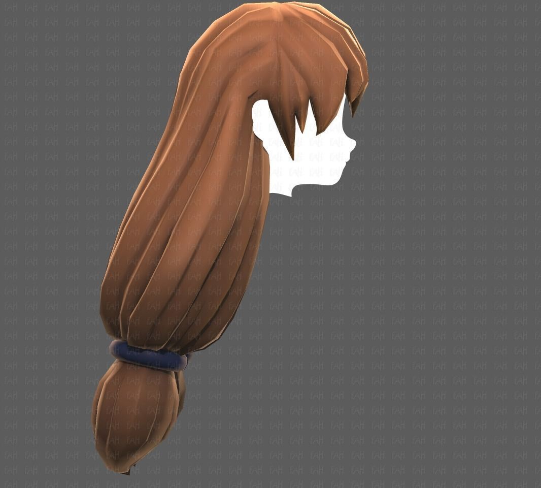 3D model Base Hair for girl V48 VR / AR / low-poly | CGTrader