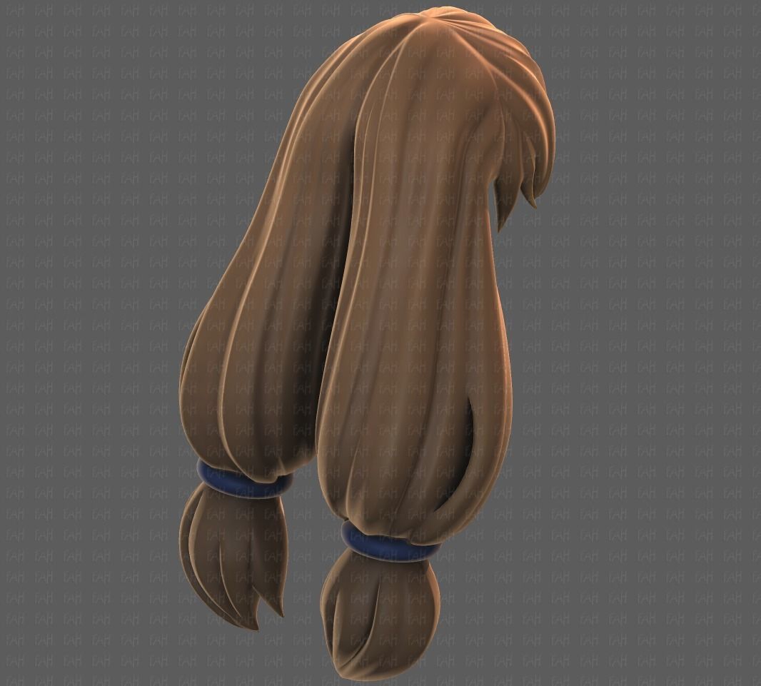 3D model Base Hair for girl V48 VR / AR / low-poly | CGTrader