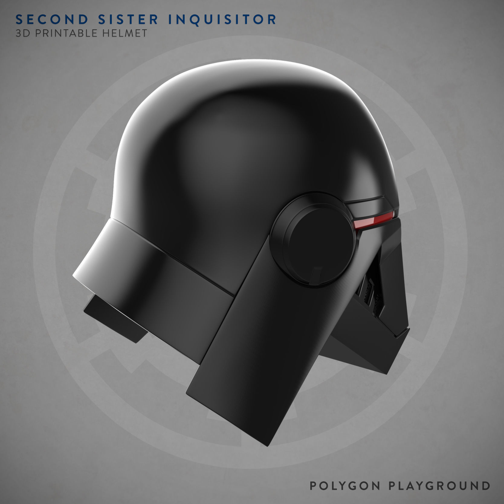 Second Sister Inquisitor Helmet 3D model 3D printable | CGTrader